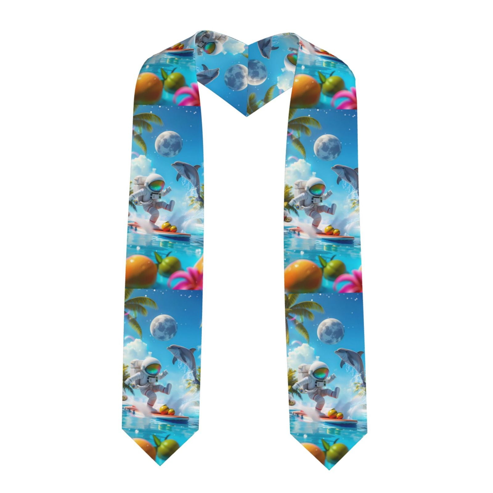 Kdxio Astronaut Tropical Dolphin Graduation Stole Class, Graduation ...