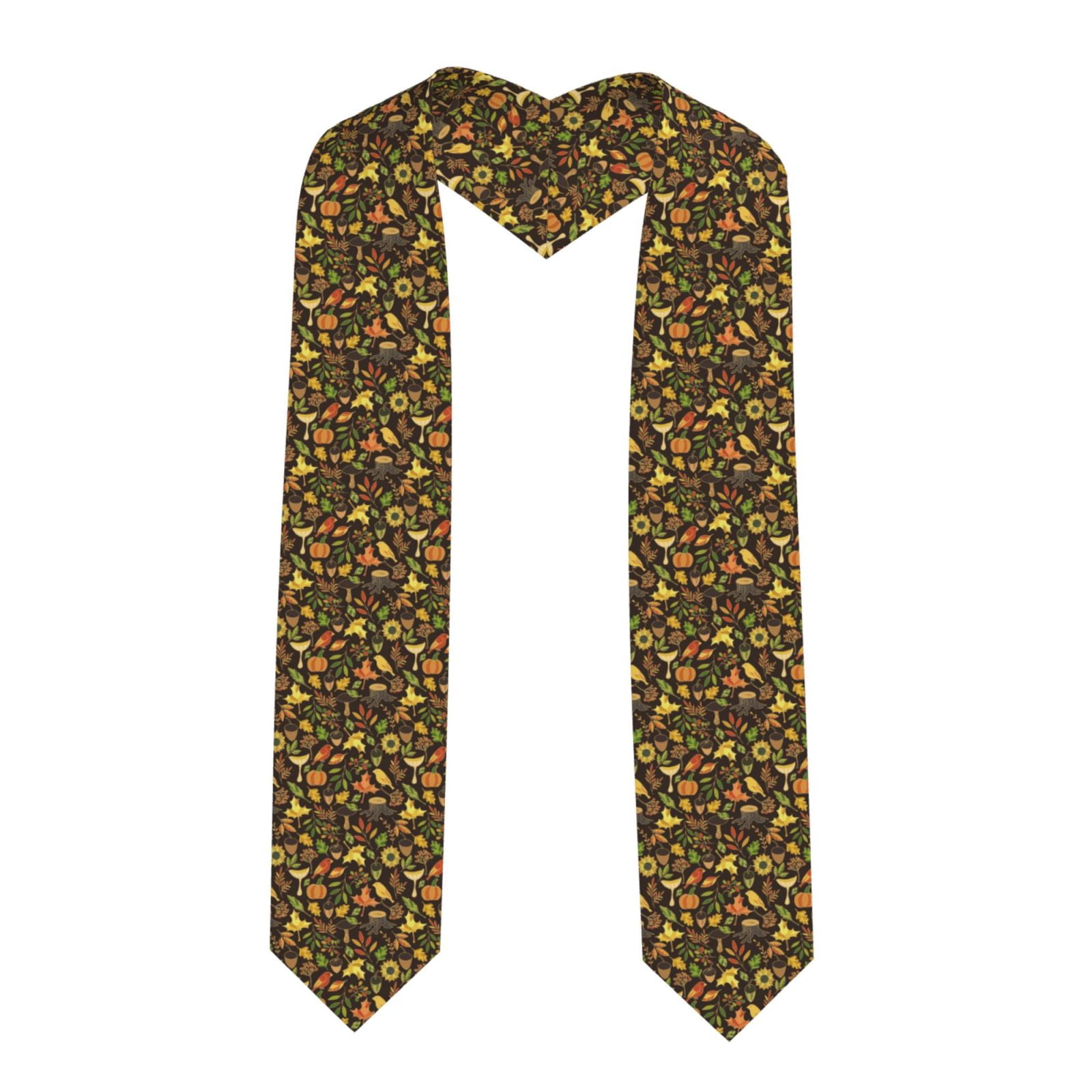 Kdxio Autumn Plants Maple Tree Vintage Graduation Stole Class ...