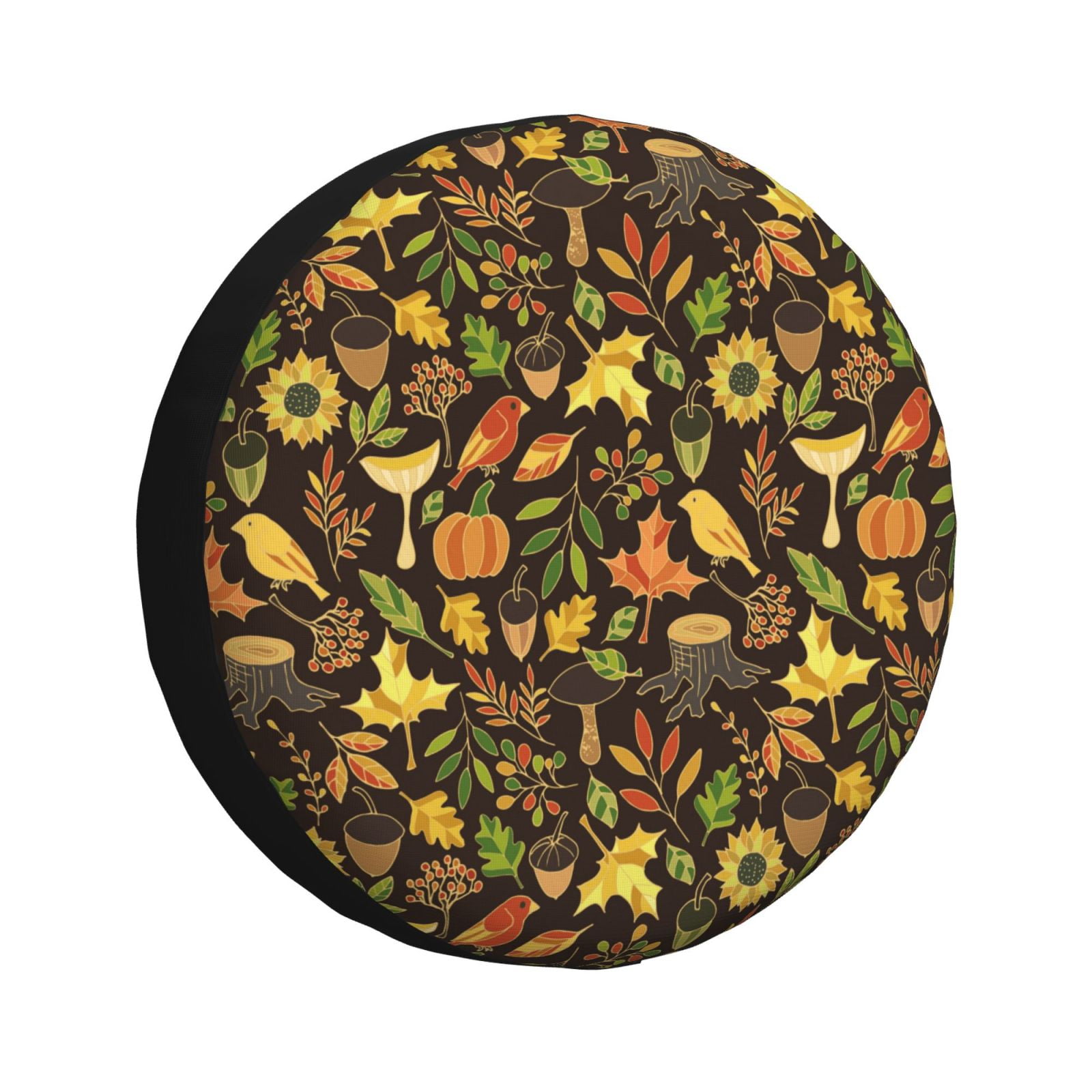 Kdxio Autumn Plants Maple Tree Vintage for Tire Cover Wheel Protectors ...