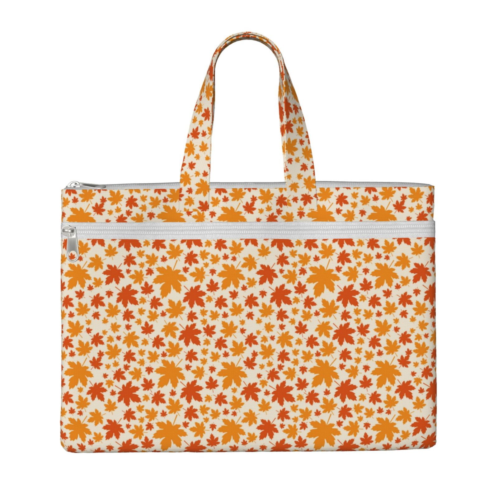 Kdxio Autumn Red and Orange Maple Leaves File Tote Document Bag ...