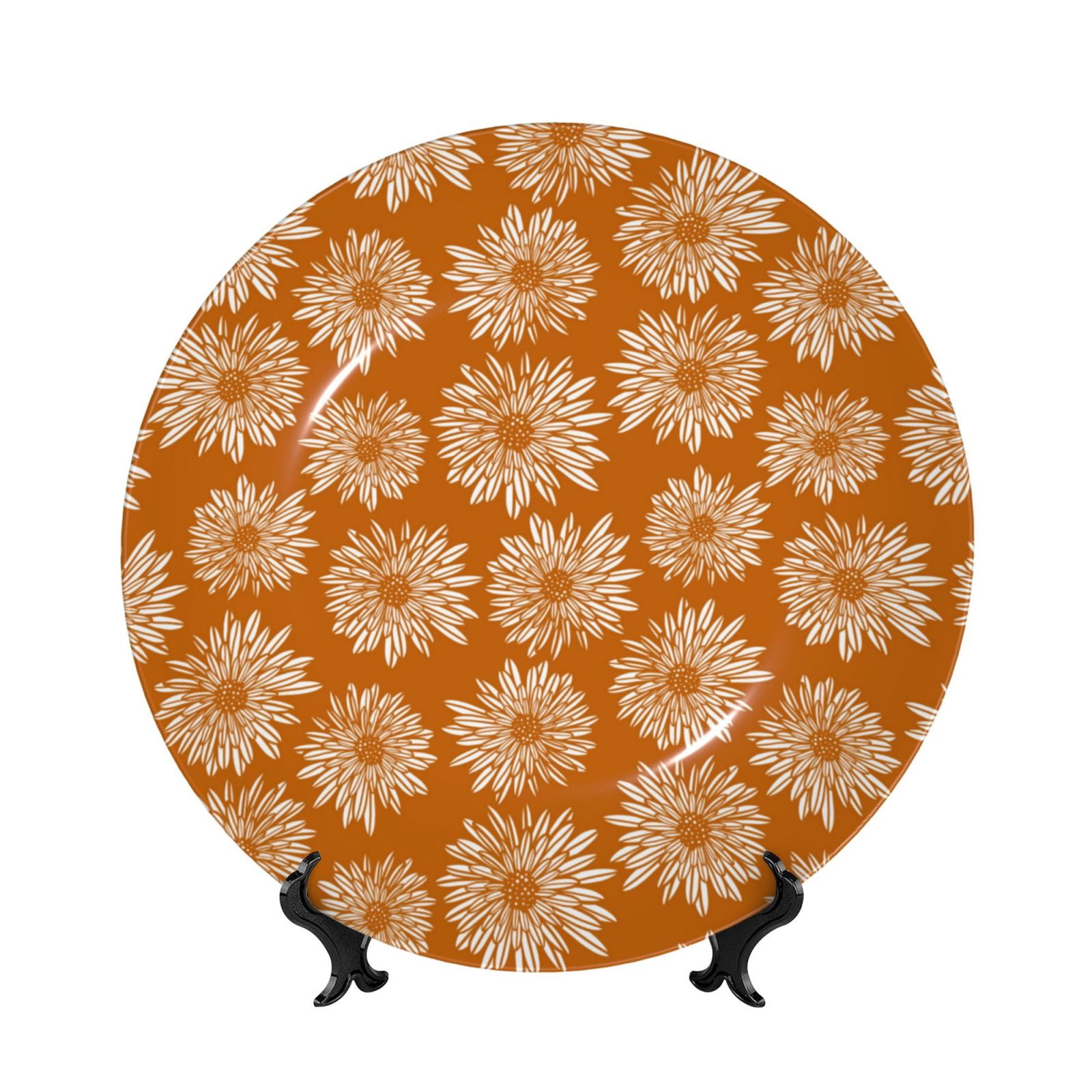 Kdxio Autumn Sunflower Warm Colors Bone China Decorative Plate Ceramic ...