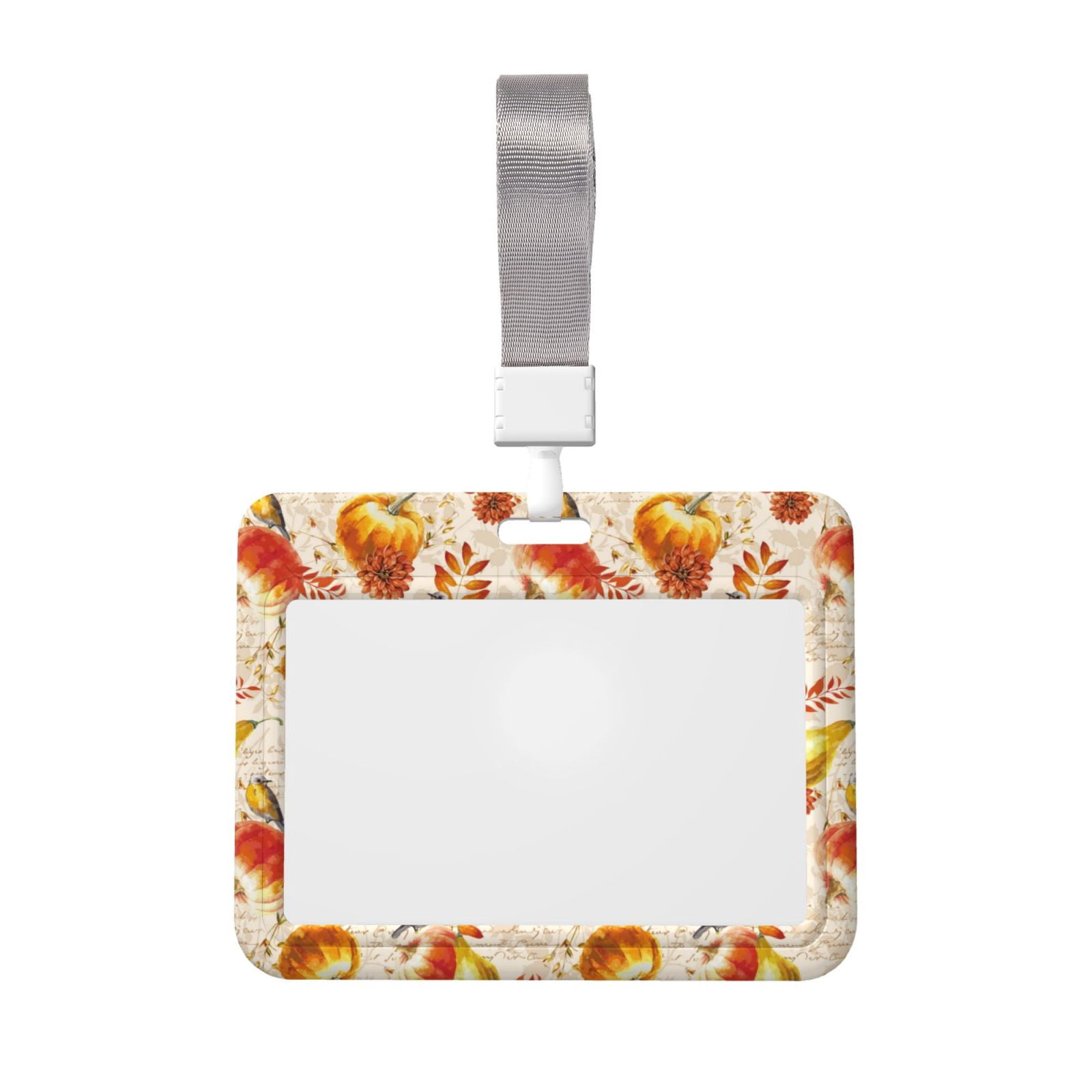 Kdxio Autumn With Birds Card Badge Holder Work Badge Sleeve for Office ...
