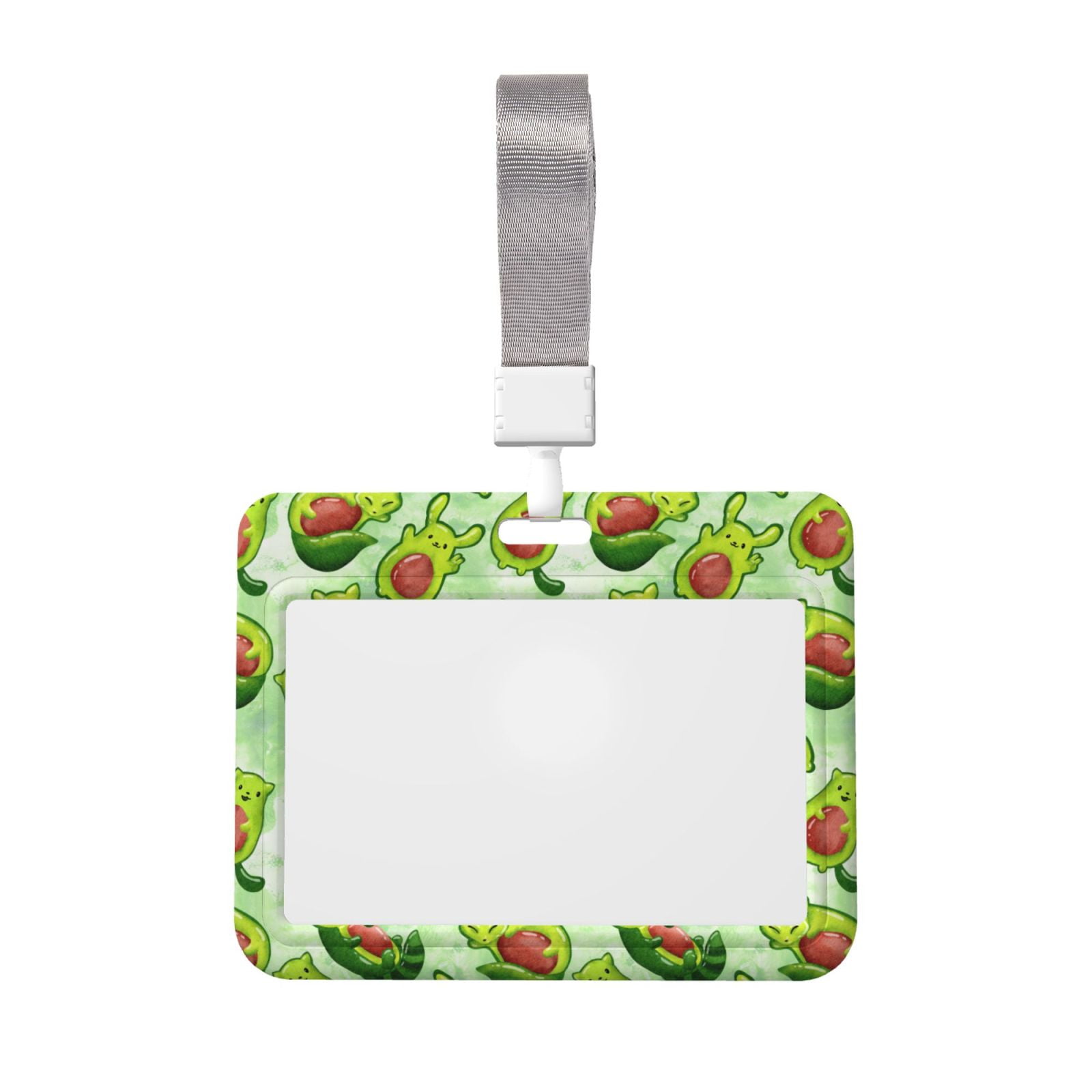 Kdxio Avocado color cute animals Card Badge Holder Work Badge Sleeve ...