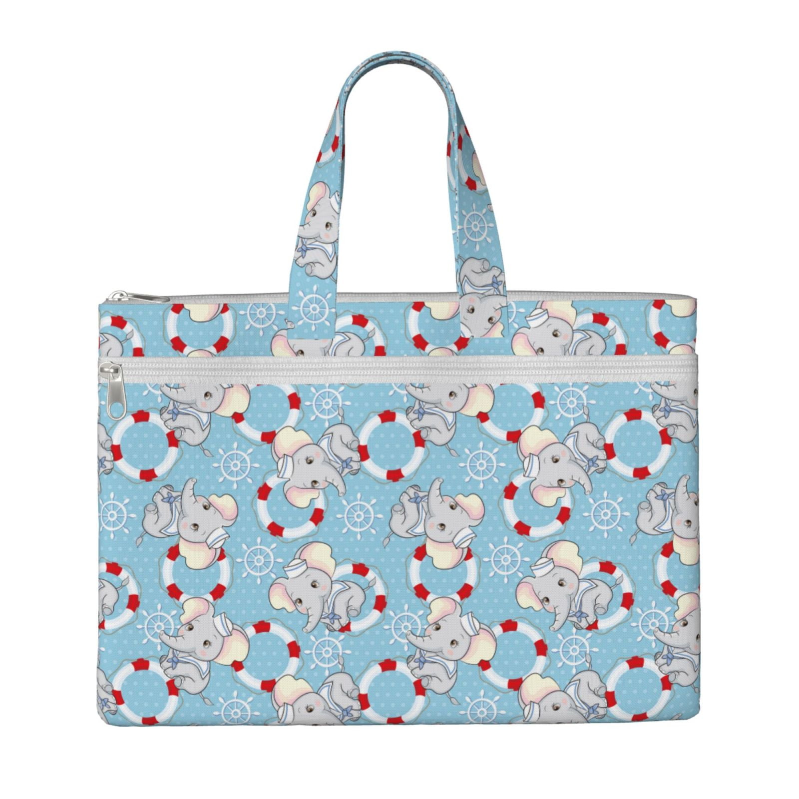 Kdxio Baby Elephant File Tote Document Bag Business Briefcase Bag ...