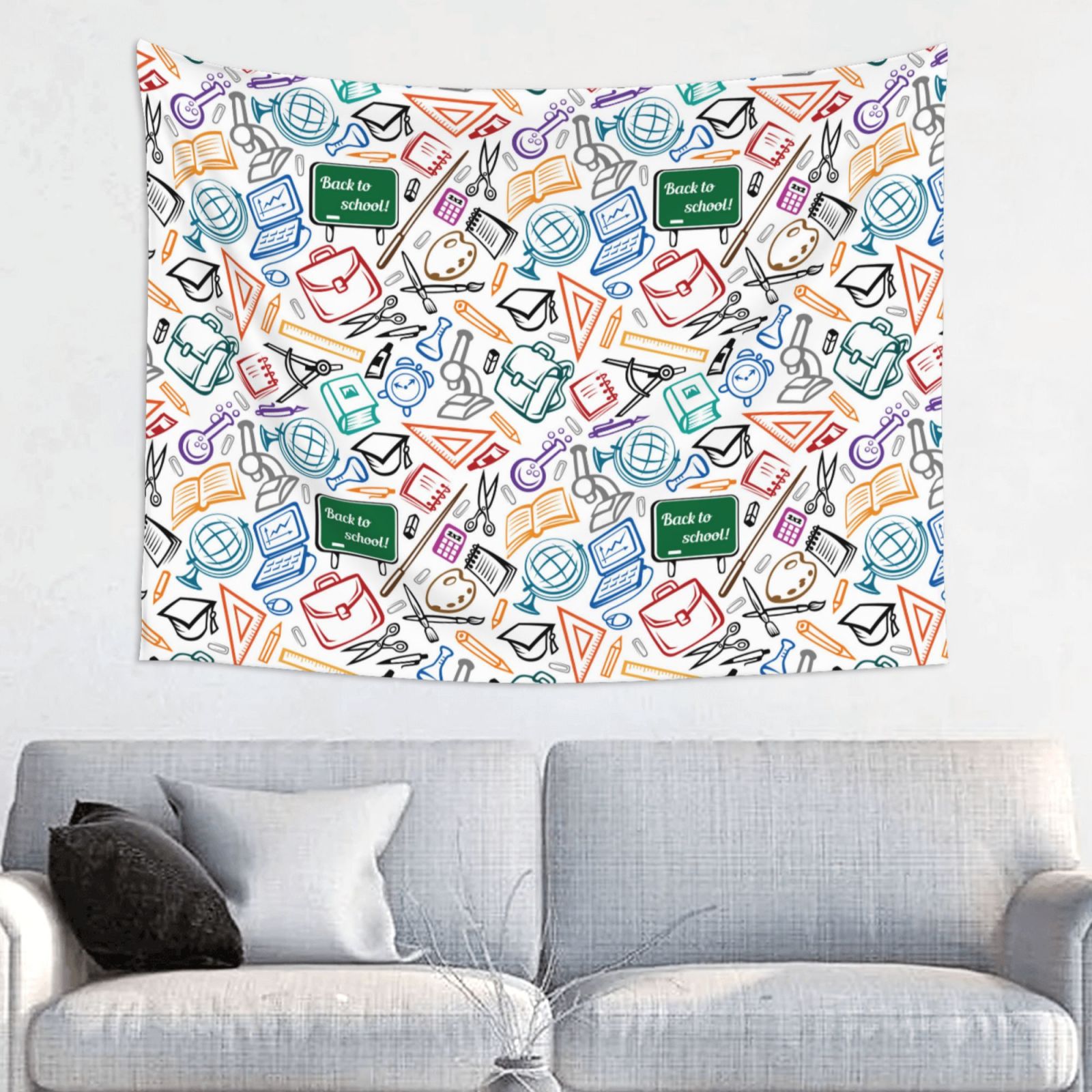 Kdxio Back To School Wall Hanging Tapestries Banner For Bedroom College ...