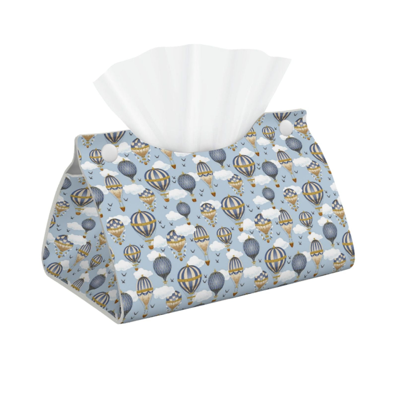 Kdxio Balloon Vintage Print Tissue Box Cover,Modern PU Leather ...
