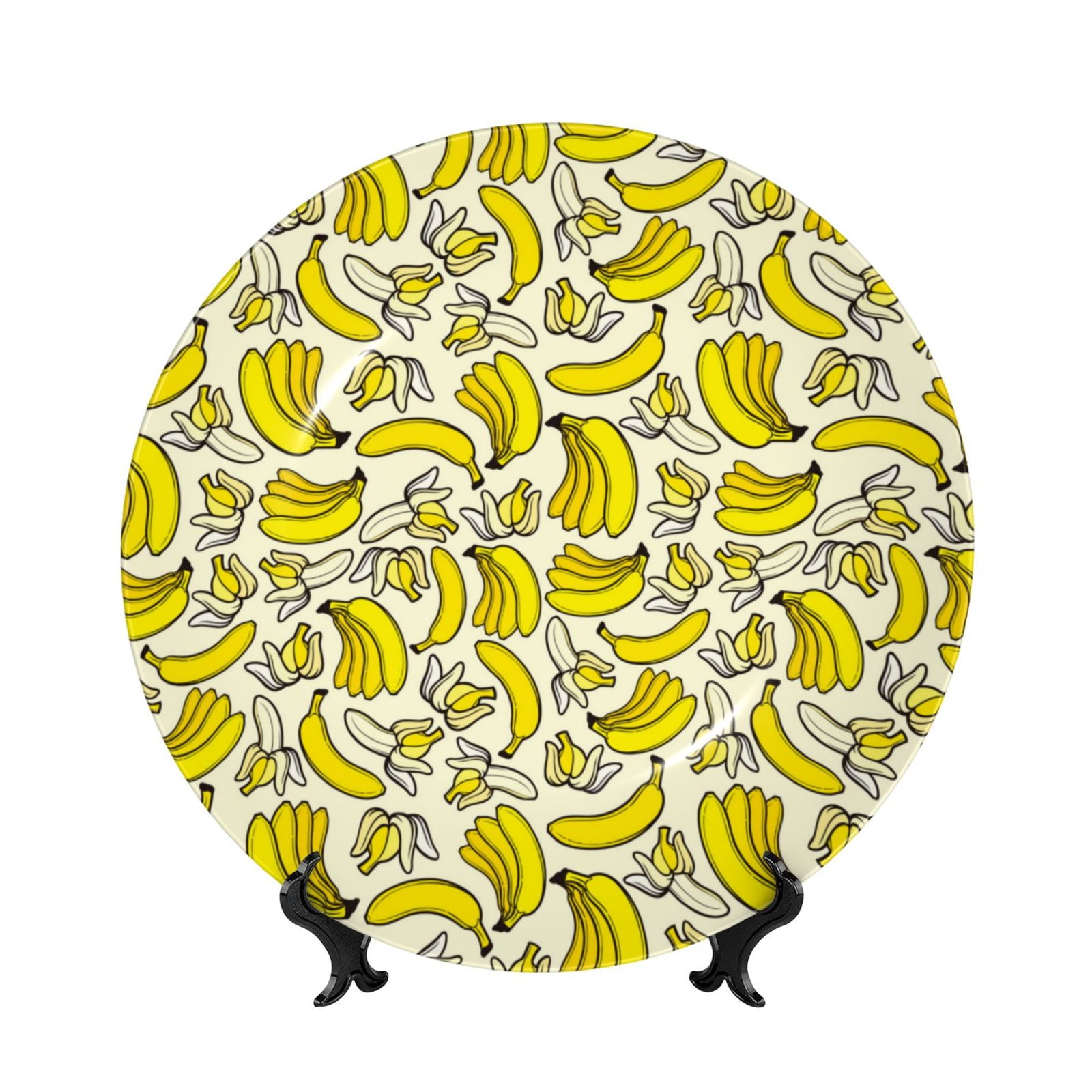 Kdxio Banana Bone China Decorative Plate Ceramic Decorative Plate for ...