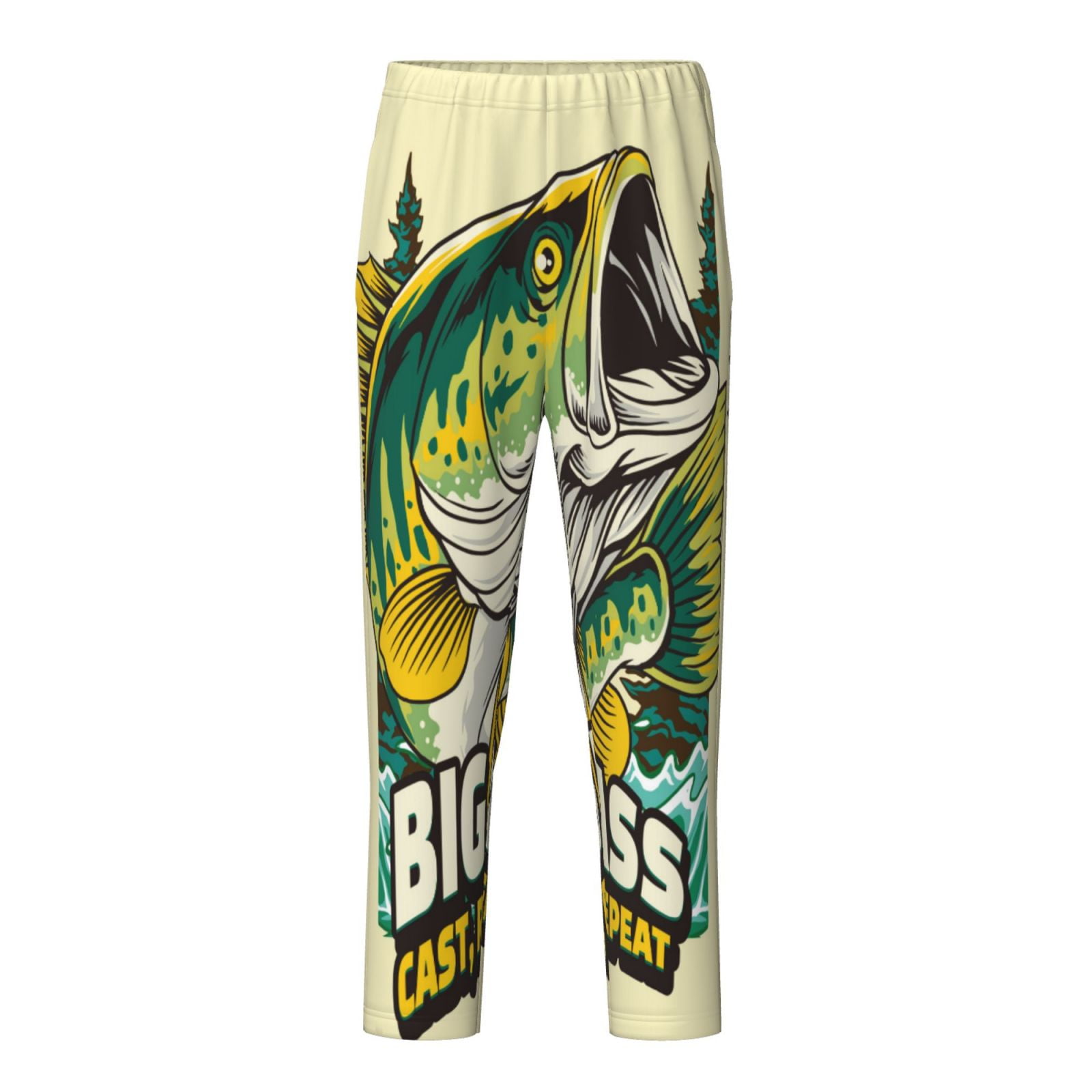 Kdxio Bass Fish and Water Boys Girls Pajama Pants Long Sleep Pants ...