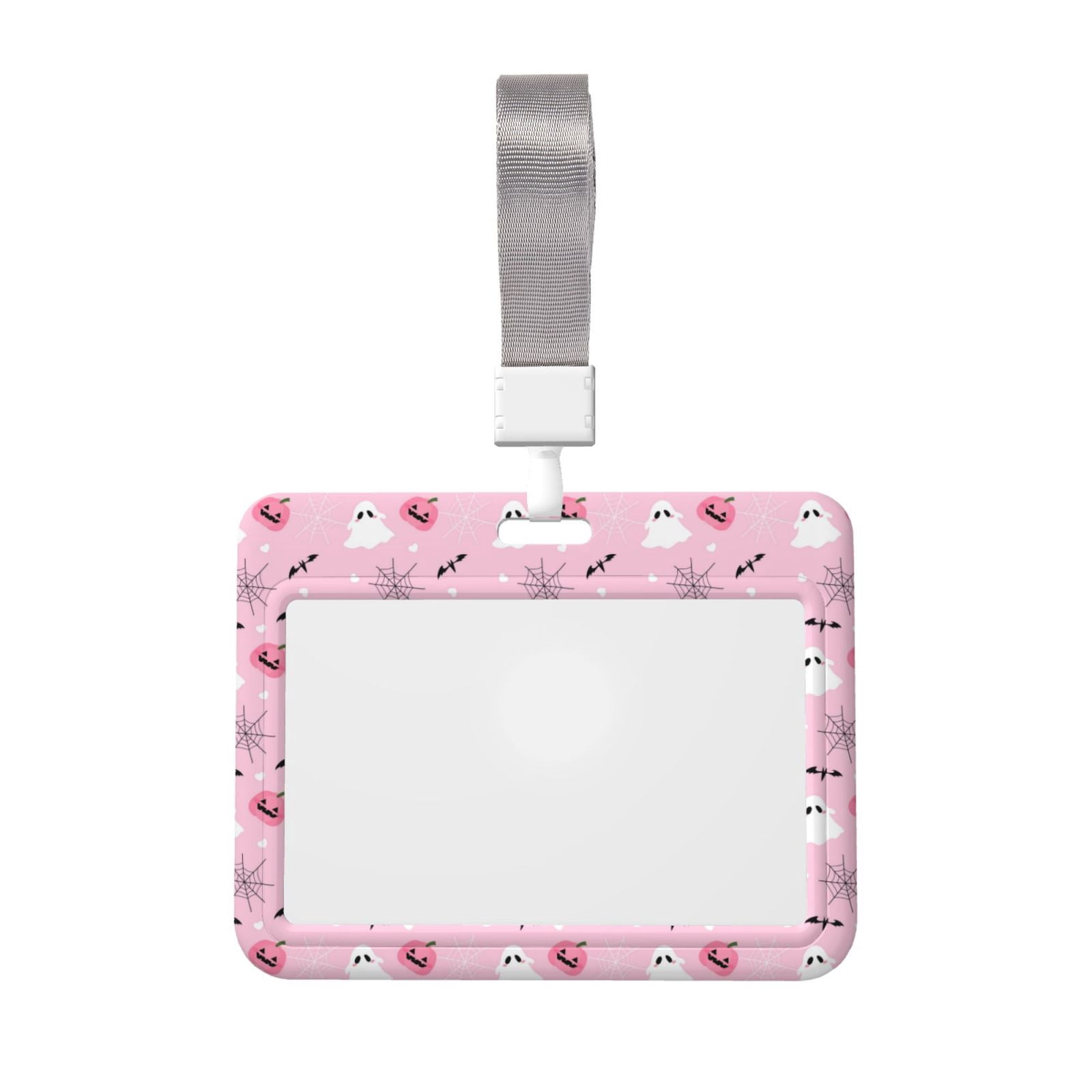 Kdxio Bat And Pumpkin Card Badge Holder Work Badge Sleeve for Office ...