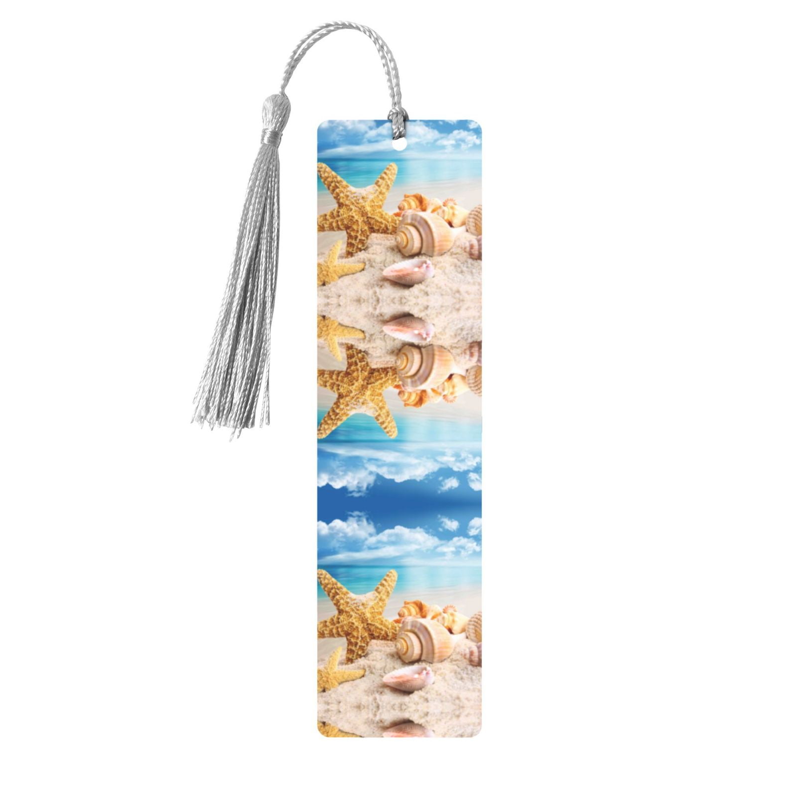 Kdxio Beach Starfish Shell Print Metal Tassel Bookmarks,Perfect Gift ...