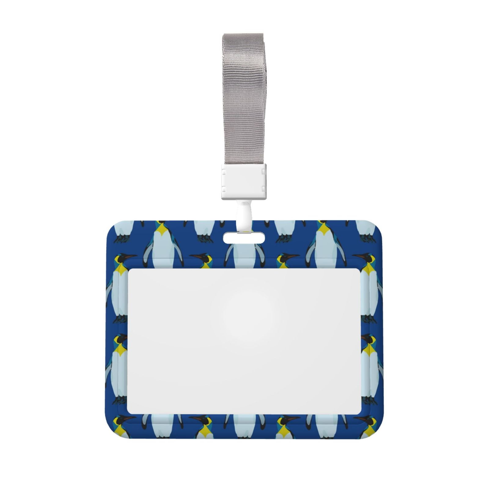 Kdxio Beautiful King Penguin Pattern Card Badge Holder Work Badge ...