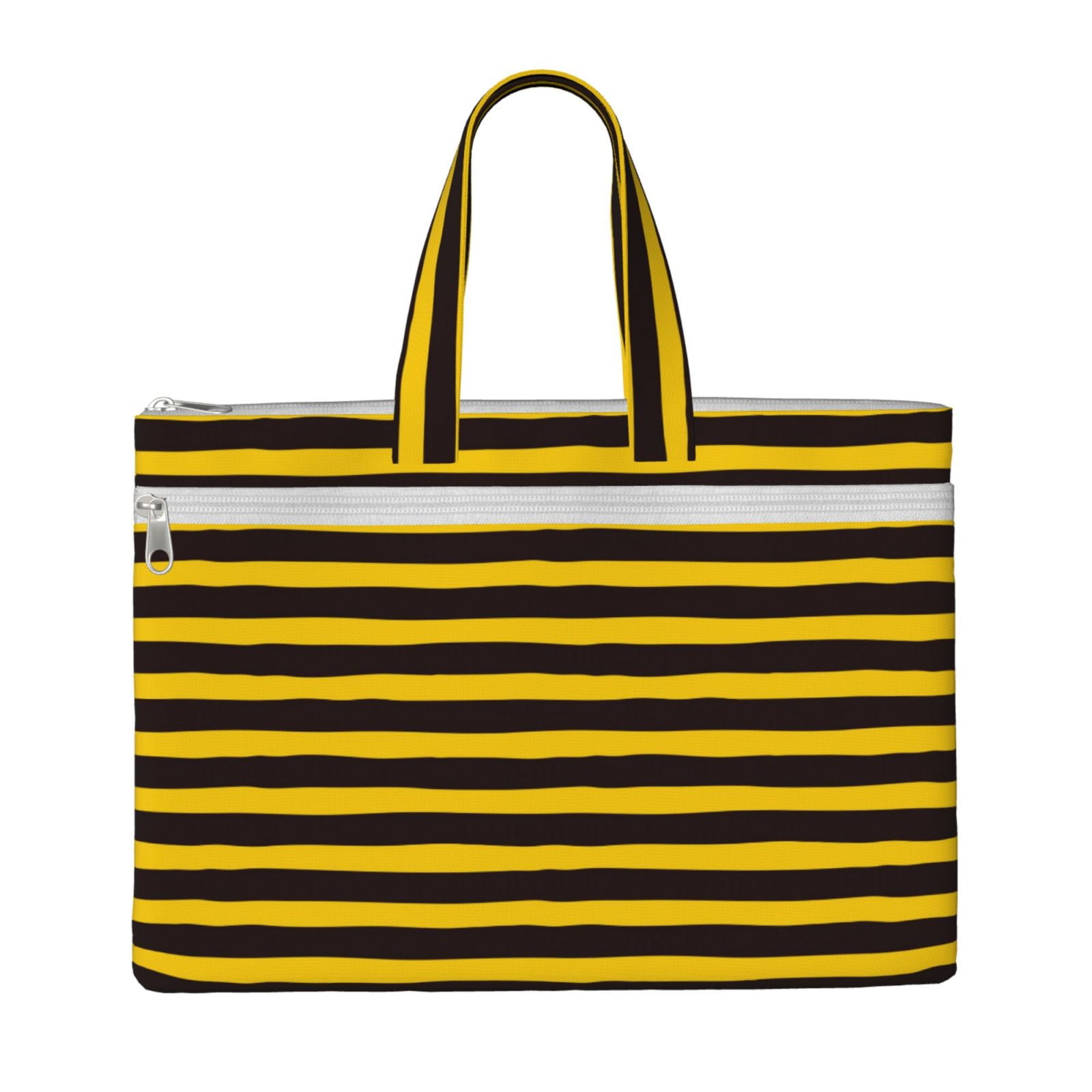 Kdxio Bee Stripe File Tote Document Bag Business Briefcase Bag Document ...