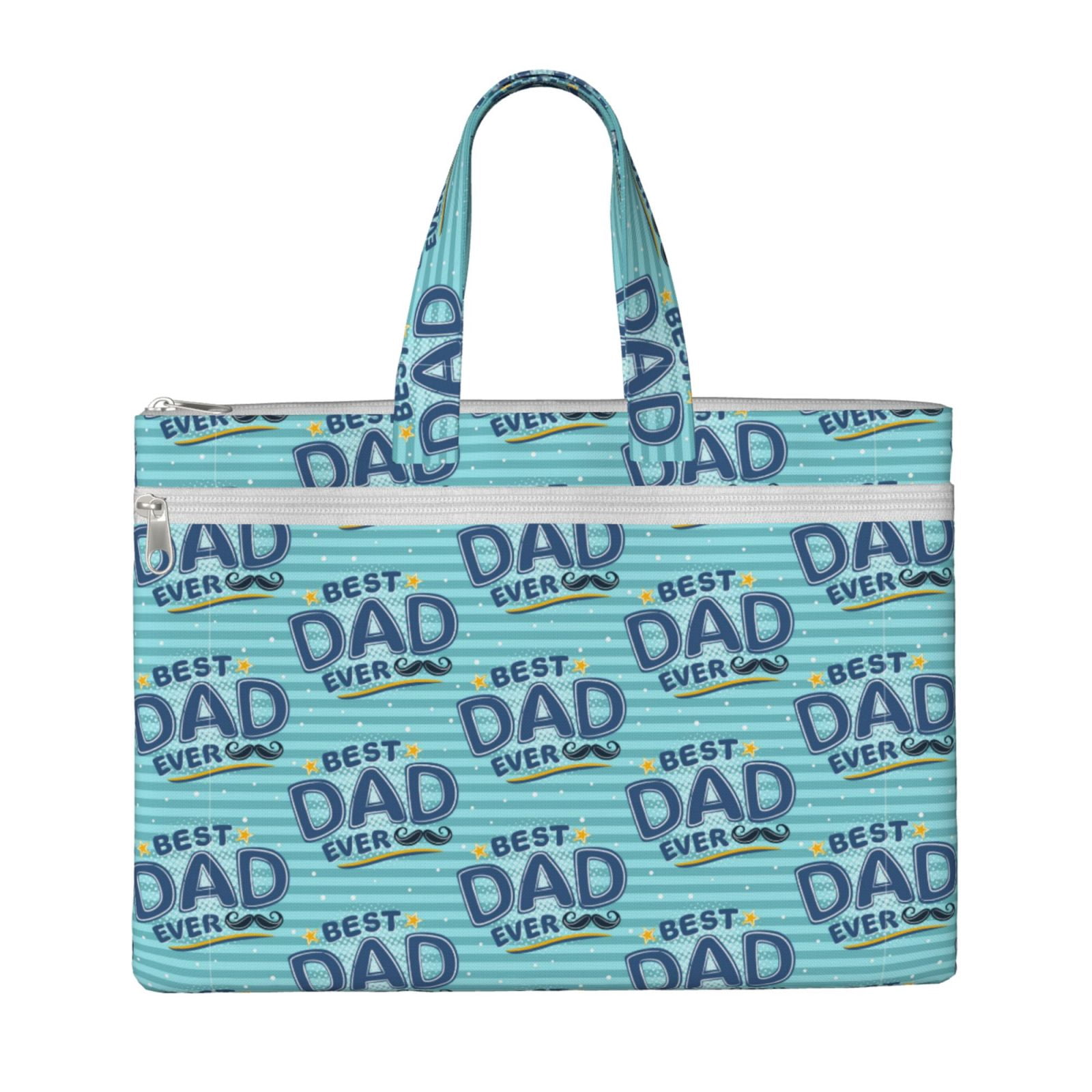 Kdxio Best Dad Ever File Tote Document Bag Business Briefcase Bag ...