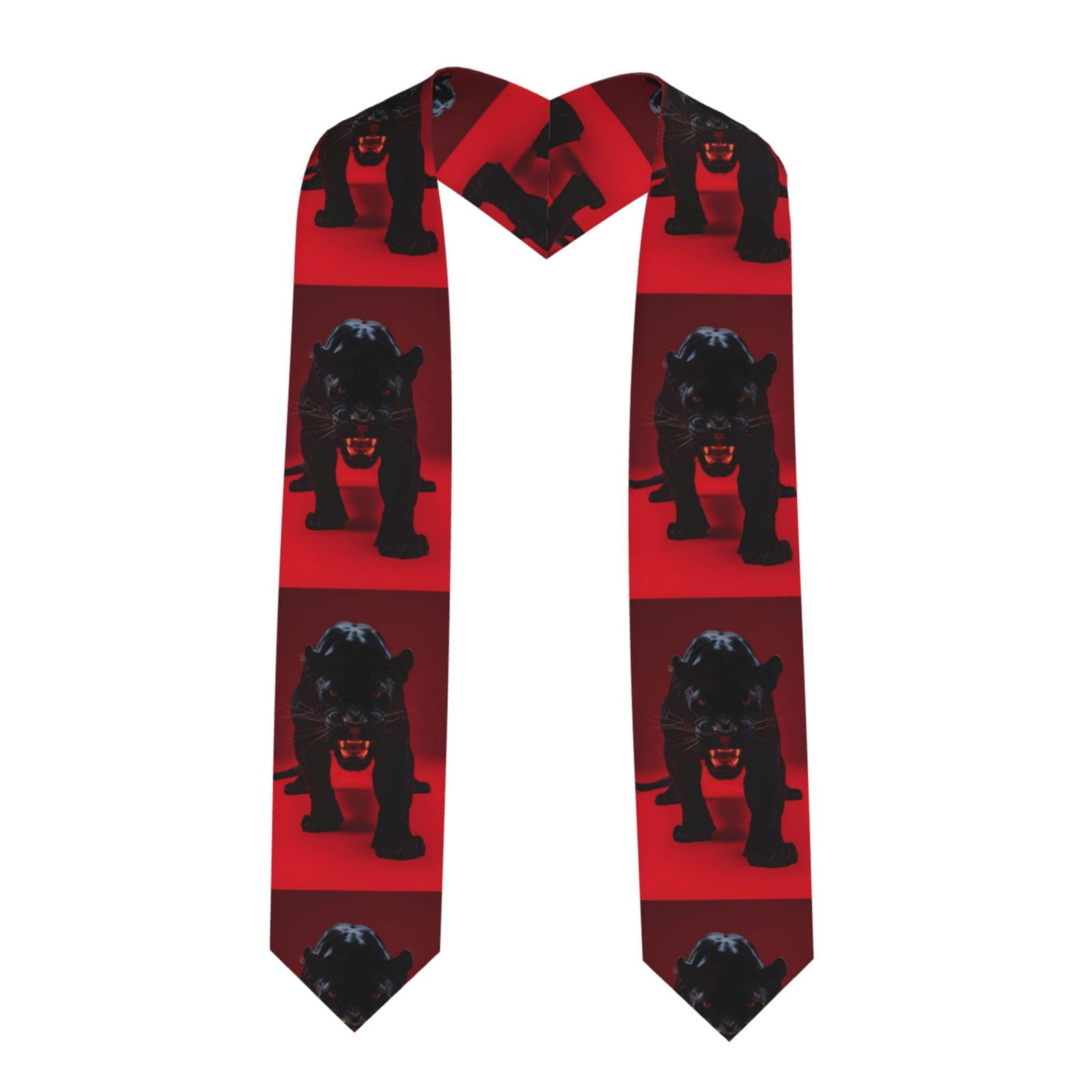 Kdxio Black Panther Red Background Graduation Stole Class, Graduation ...
