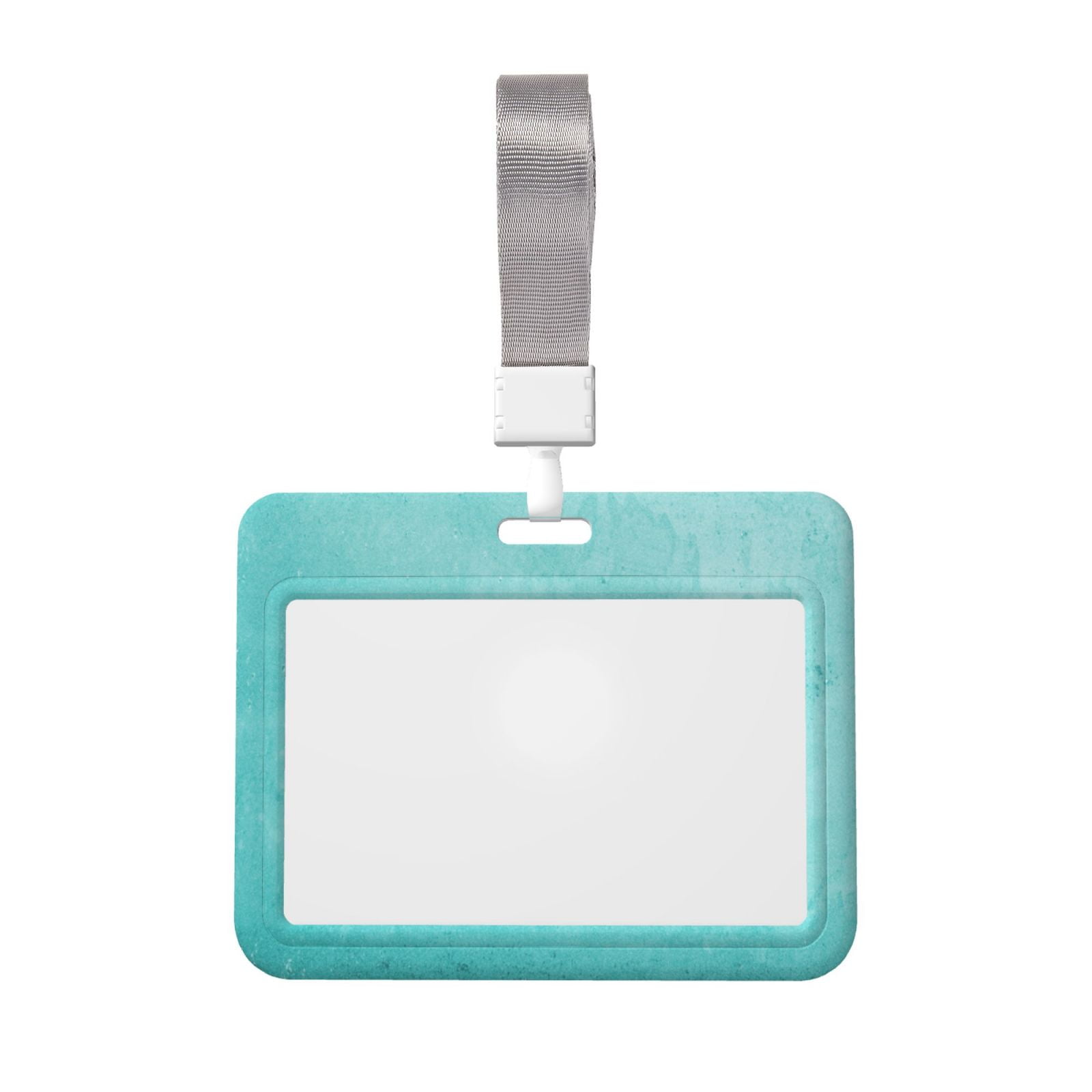 Kdxio Blue And Turquoise Card Badge Holder Work Badge Sleeve for Office ...