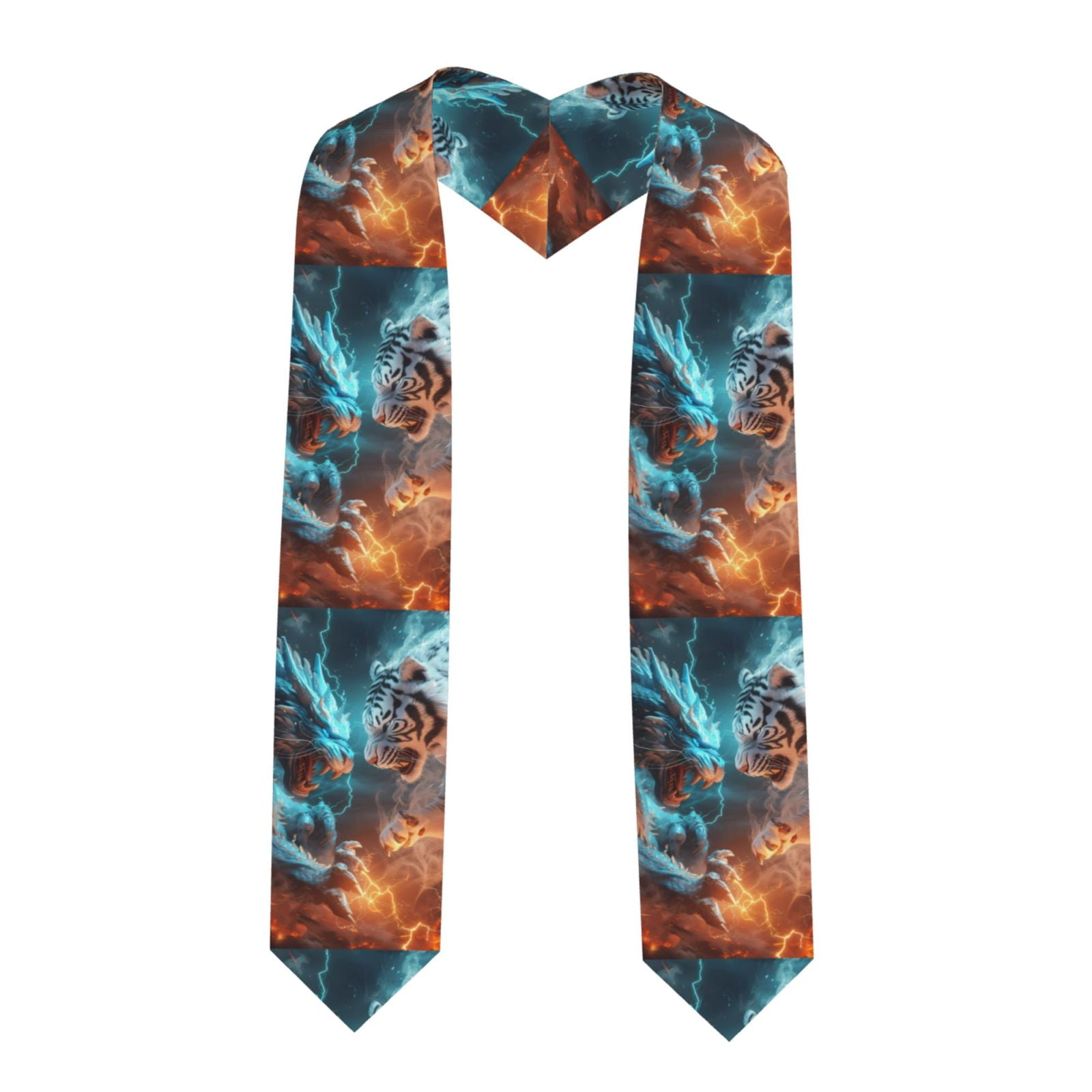 Kdxio Blue Dragon And White Tiger Graduation Stole Class, Graduation ...