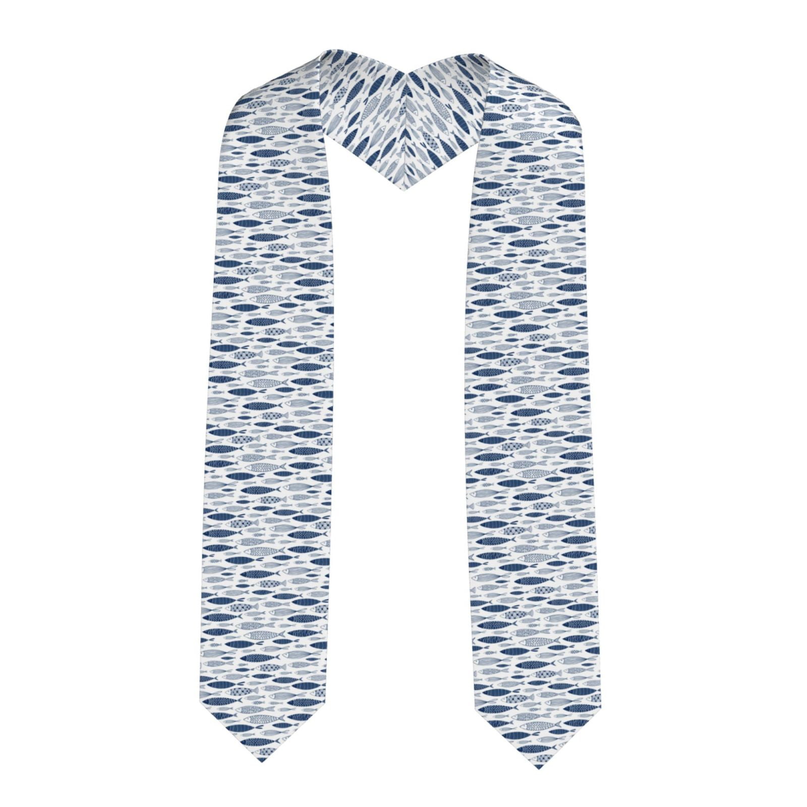 Kdxio Blue Fish Graduation Stole Class, Graduation Sash, Unisex Adult ...