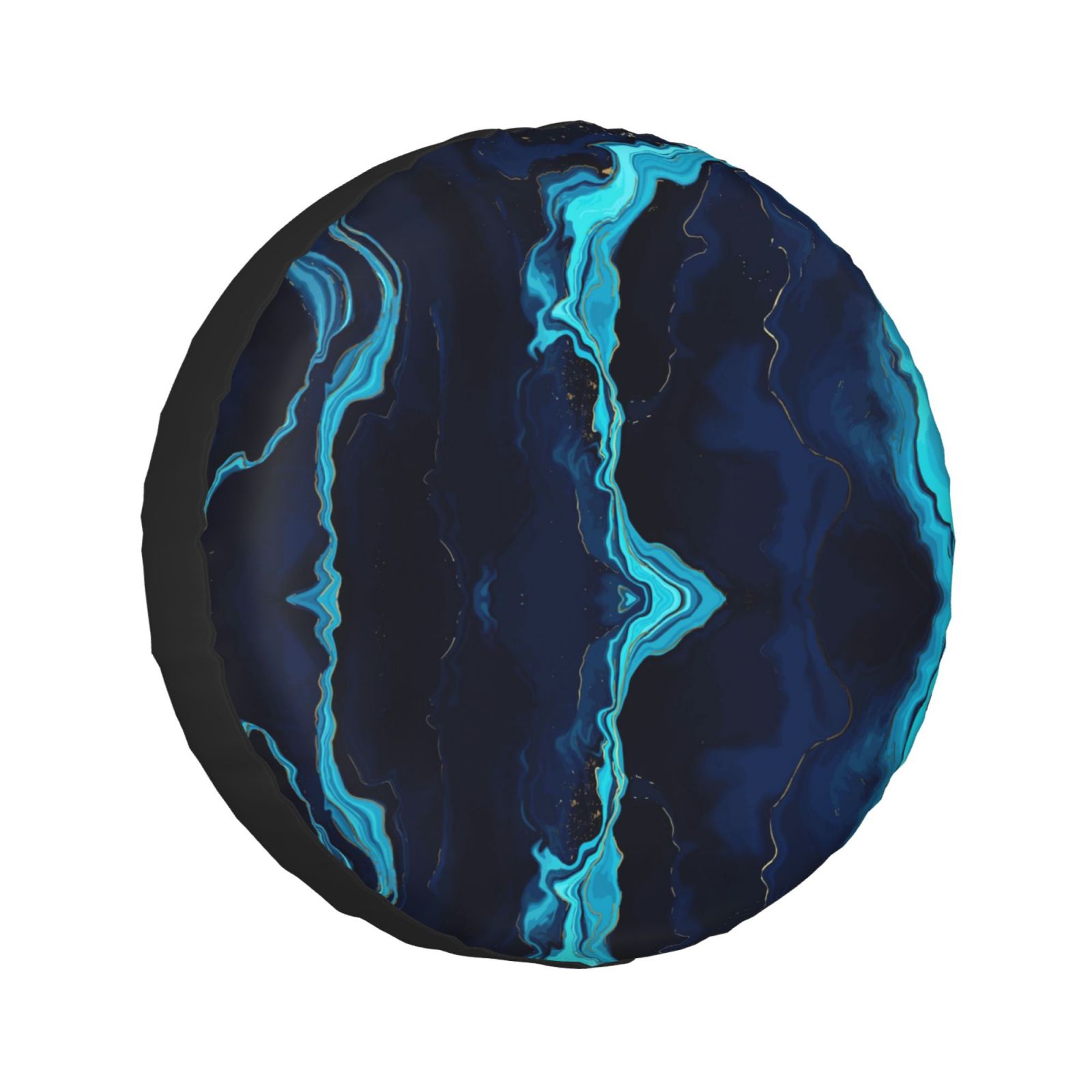 Kdxio Blue Marble And Gold for Tire Cover Wheel Protectors Tyre Covers ...