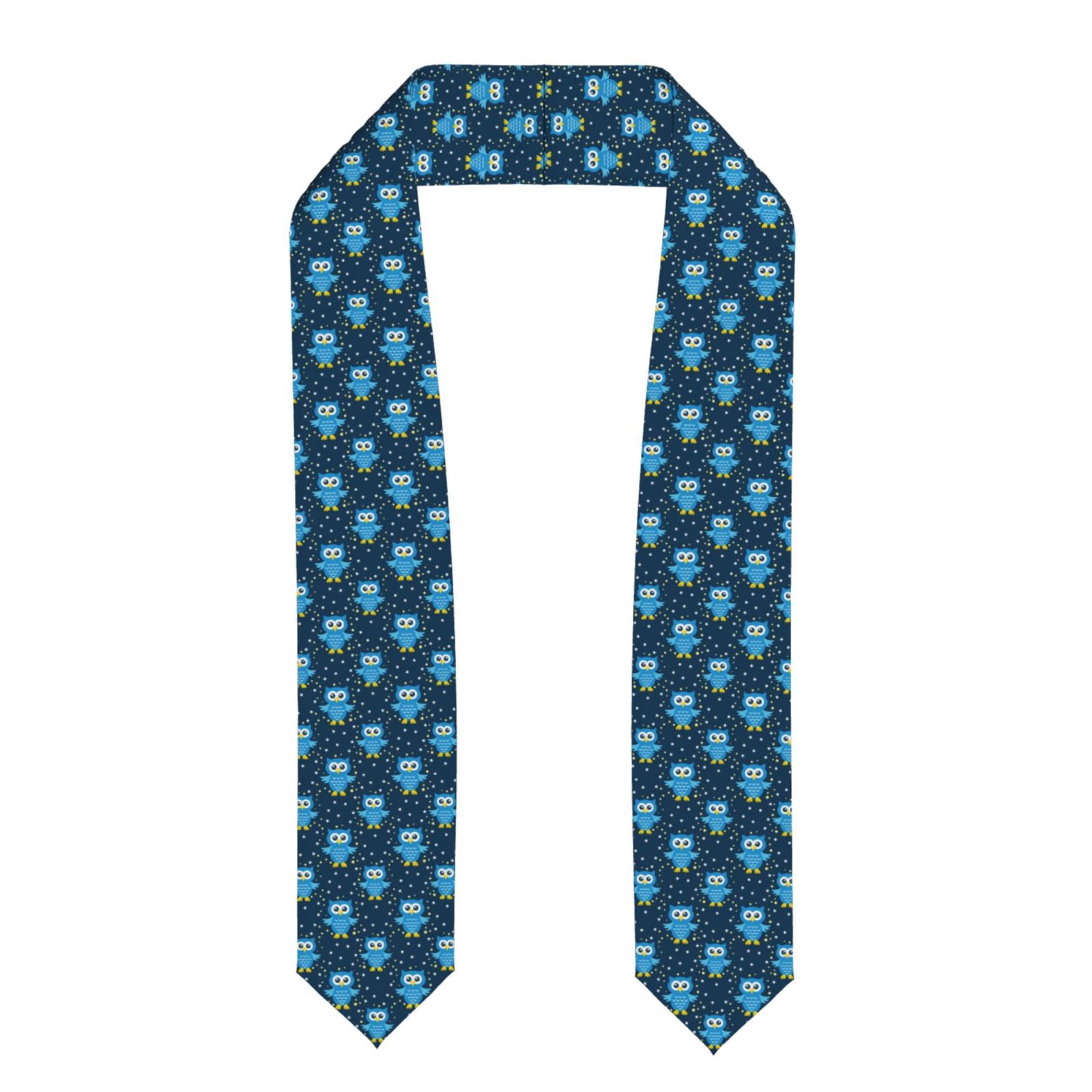 Kdxio Blue Owl Graduation Stole Class, Graduation Sash, Unisex Adult 36 ...