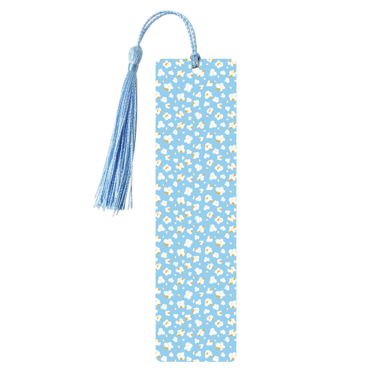 Kdxio Blue Popcorn Print Metal Tassel Bookmarks,Perfect Gift for Art ...