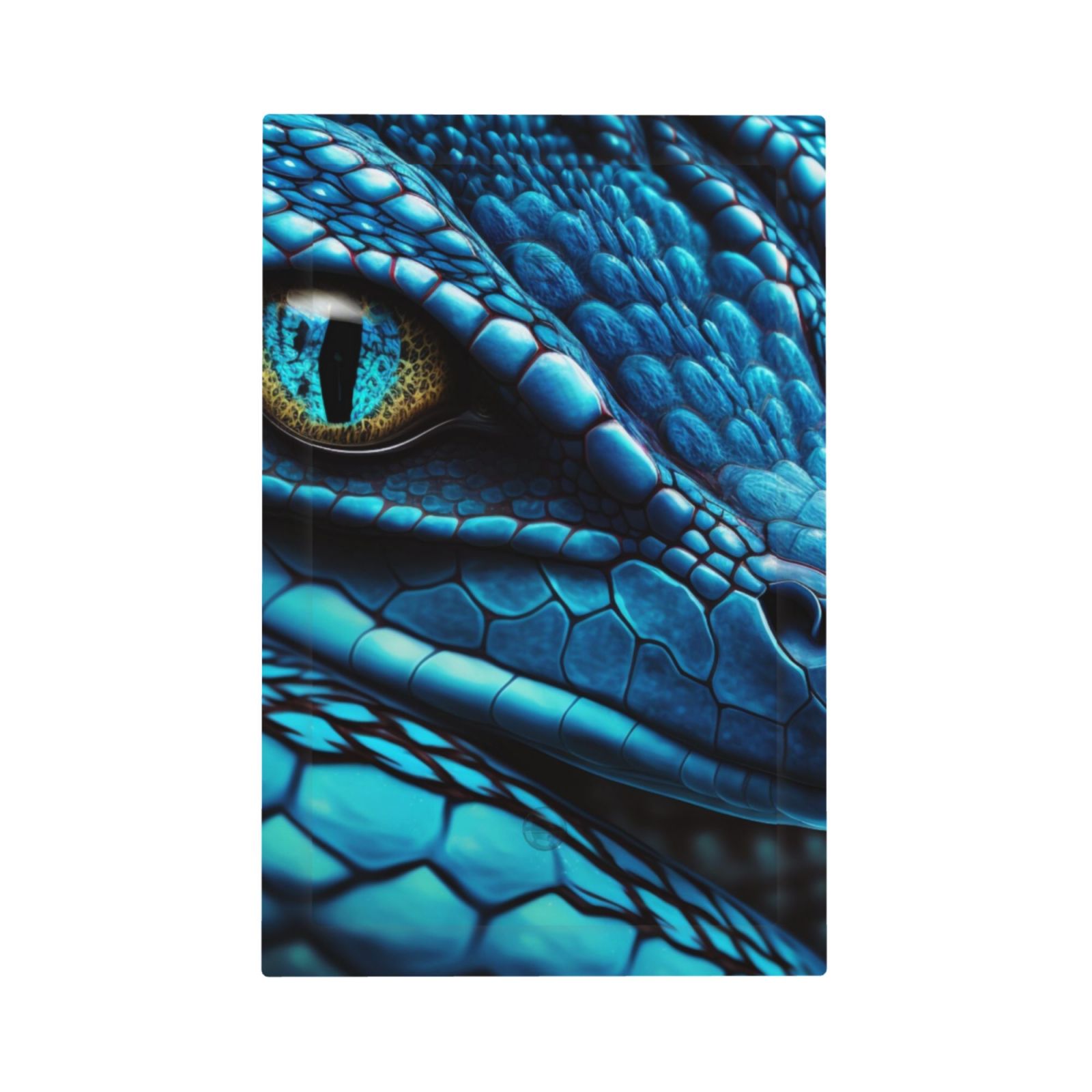 Kdxio Blue Viper Snake Closeup Face Decorator Light Switch or ...