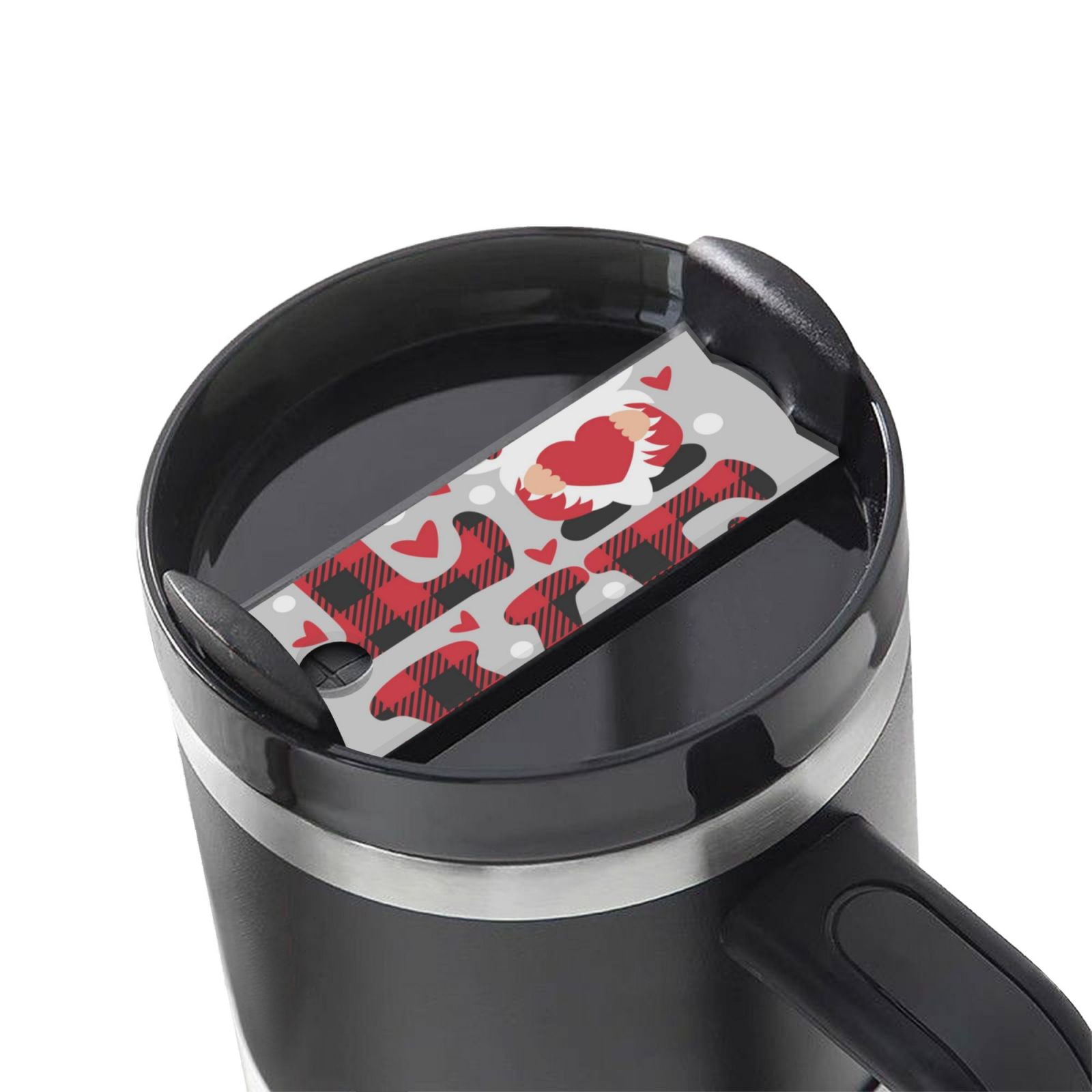 Kdxio Buffalo Plaid Love And Gnome Name Plate Compatible Stanley Cups ...