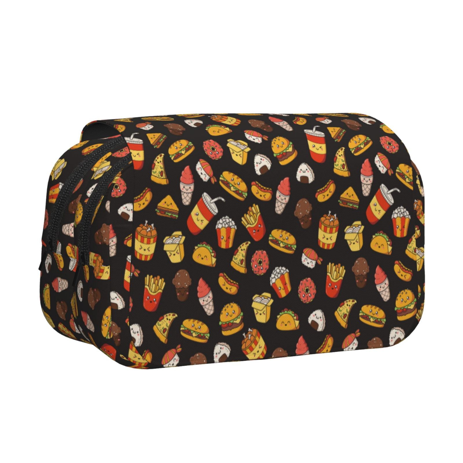 Kdxio Burger Fries for Double Compartment Pen Case Oxford Organizer ...