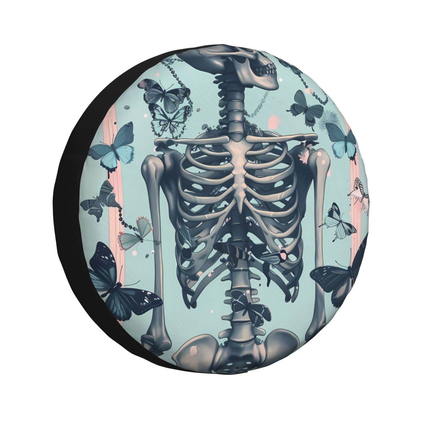 Kdxio Butterflies Skull Bows for Tire Cover Wheel Protectors Tyre ...