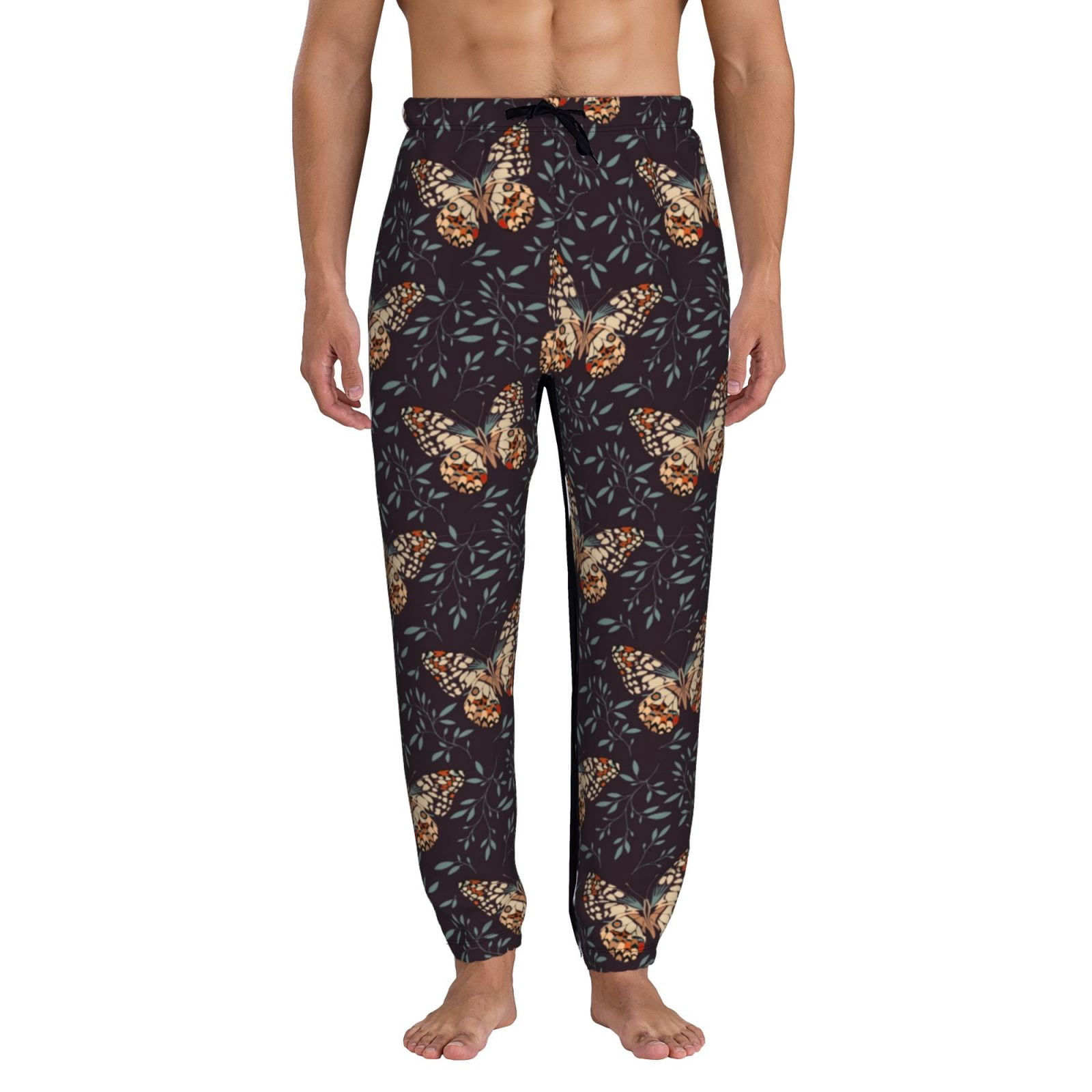 Kdxio Butterfly1 Pattern Joggers,Sweatpants for Men with Pockets-3X ...