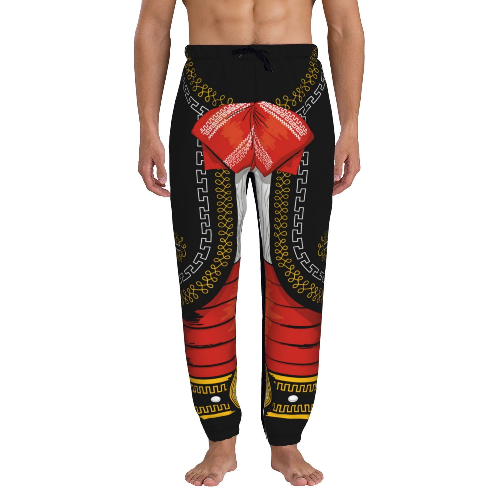 Kdxio CHARRO SUIT Pattern Joggers,Sweatpants for Men with Pockets-Small ...