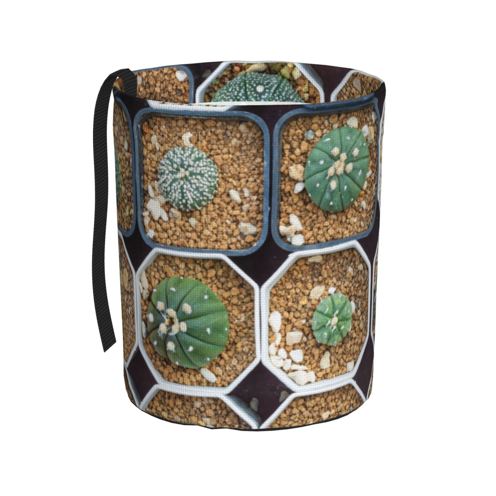 Kdxio Cactus Garden Car Trash Can Garbage Car Accessories Trash Can Car ...