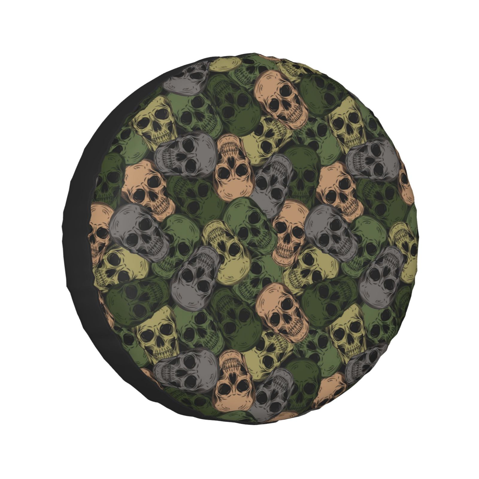 Kdxio Camouflage Skulls for Tire Cover Wheel Protectors Tyre Covers Weatherproof Wheel Covers ...