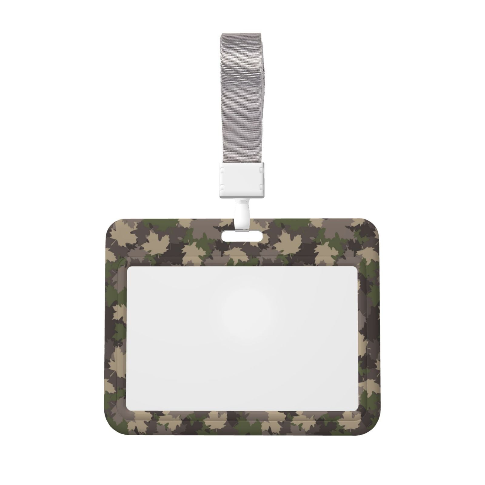 Kdxio Camouflage maple Card Badge Holder Work Badge Sleeve for Office ...