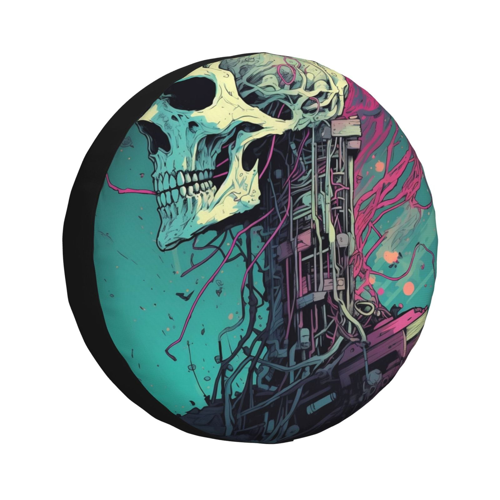 Kdxio Cartoon Art Skull for Tire Cover Wheel Protectors Tyre Covers ...