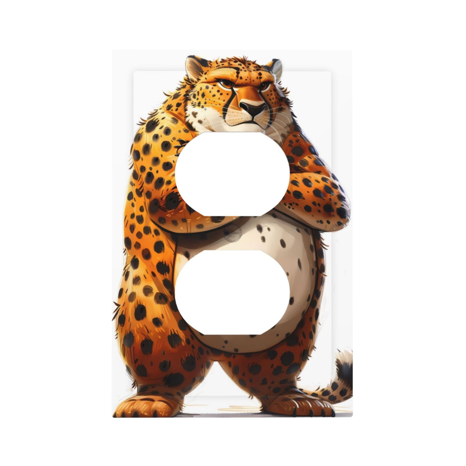 Kdxio Cartoon Cheetah With Attitude Decorator Light Switch or ...