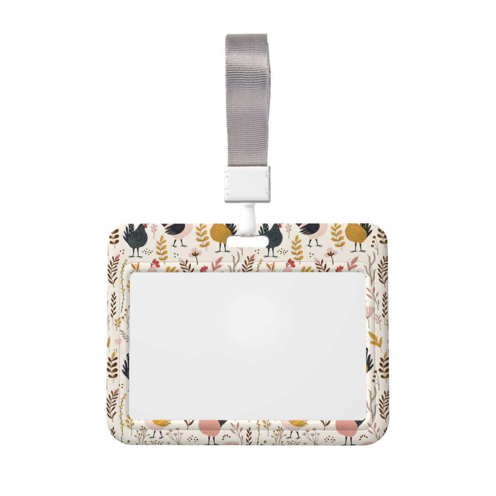 Kdxio Cartoon Chickens Card Badge Holder Work Badge Sleeve for Office ...