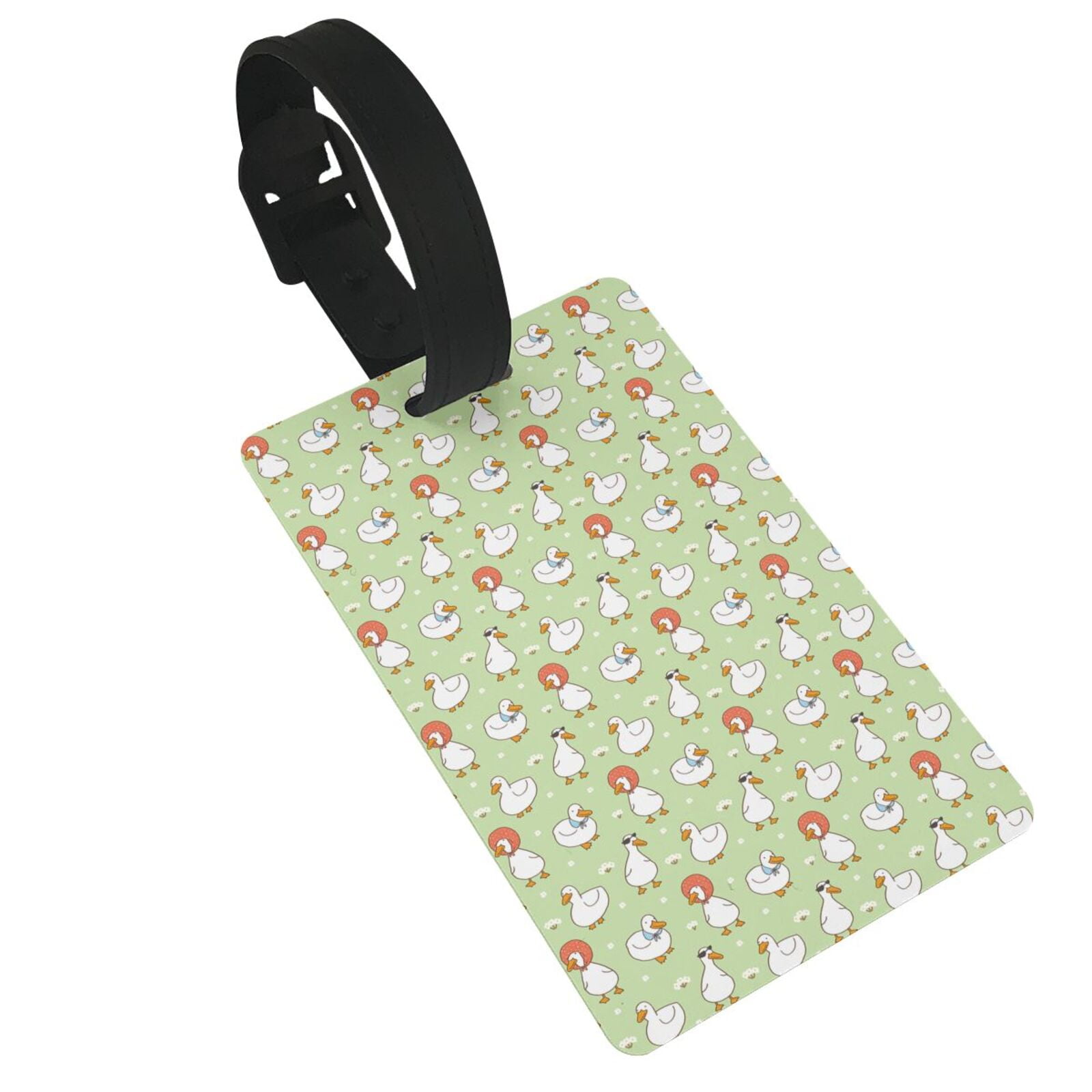 Kdxio Cartoon Duck Luggage Tags Privacy Cover ID Label Suitcase Tags ...