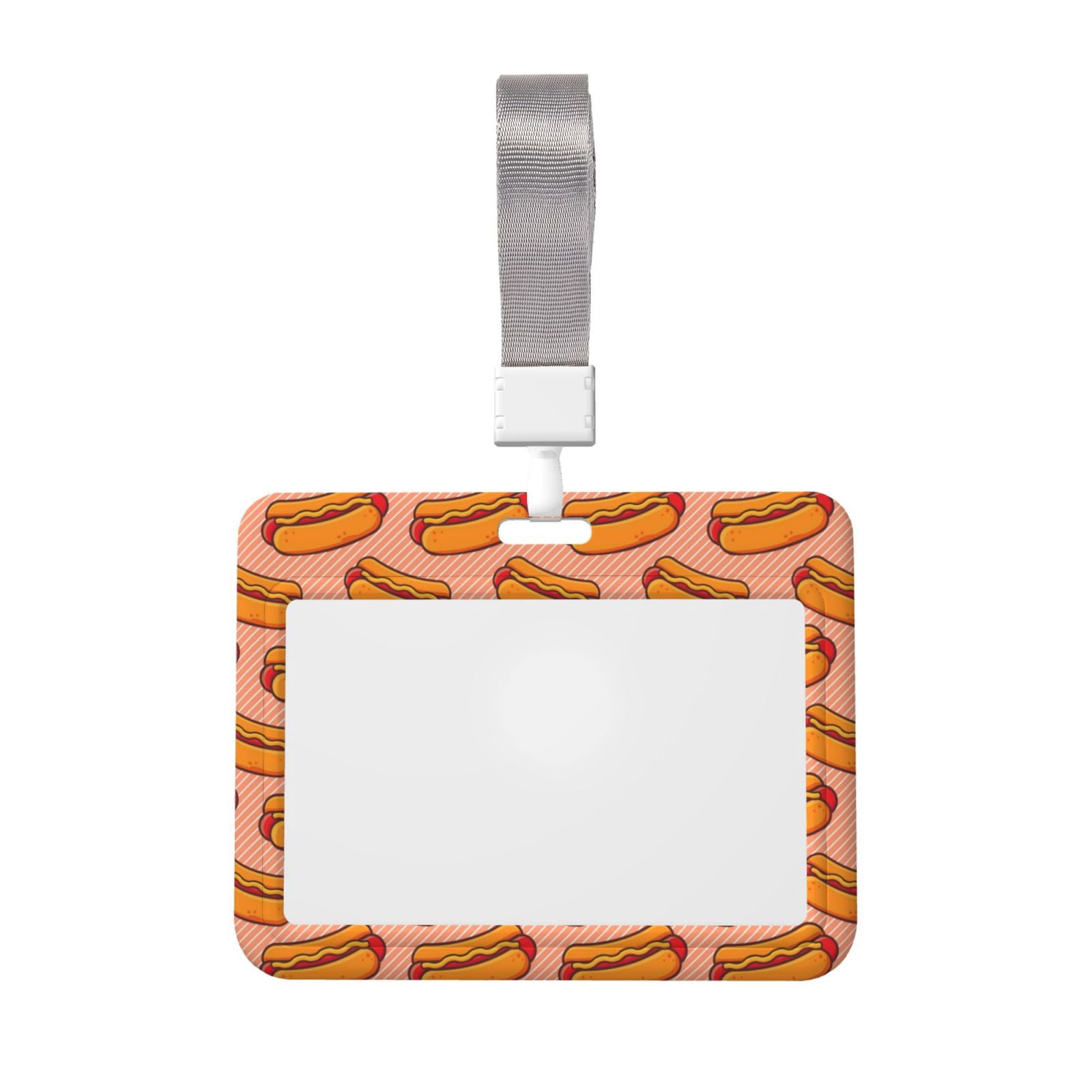 Kdxio Cartoon Hot Dog Card Badge Holder Work Badge Sleeve for Office ...