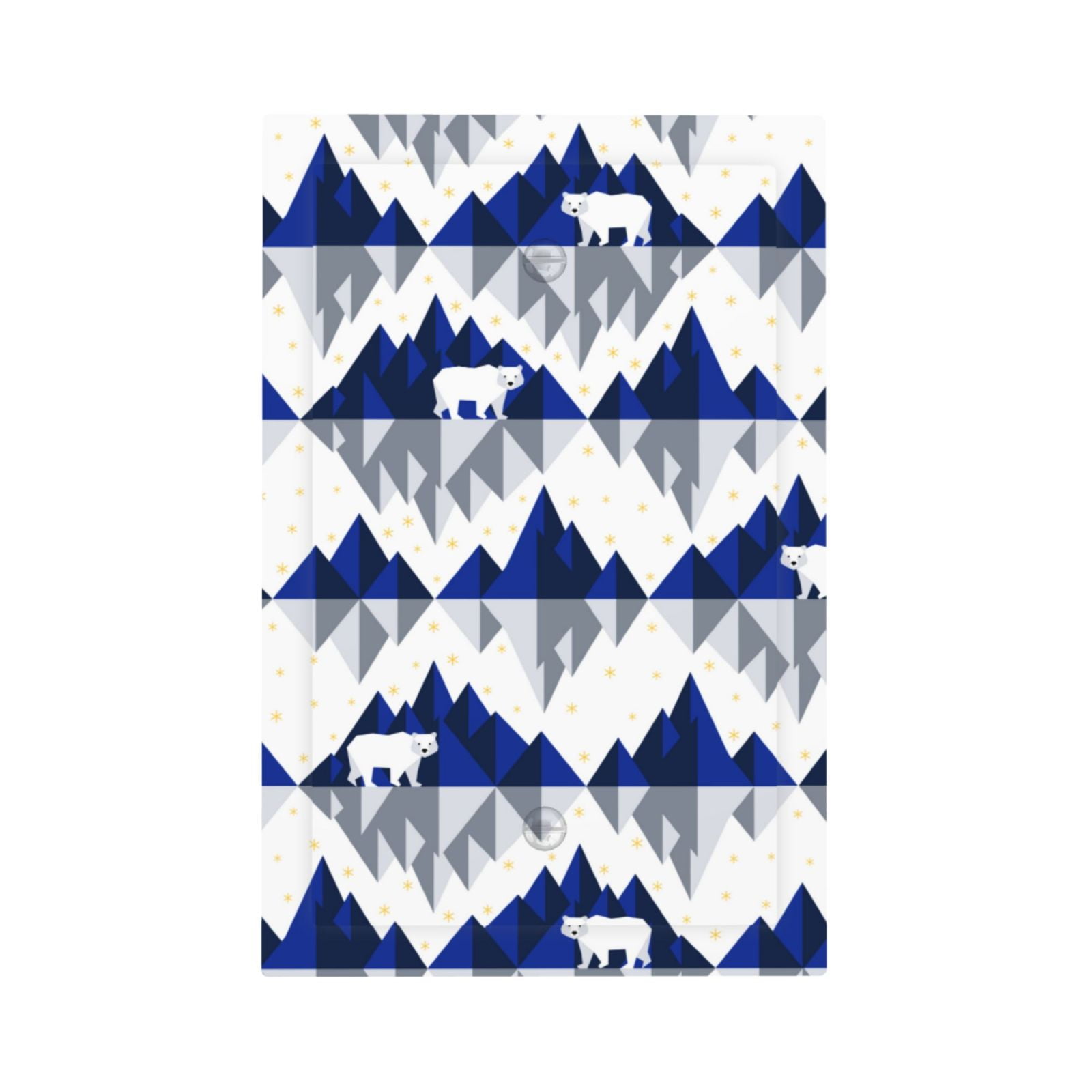 Kdxio Cartoon Iceberg Polar Bear Decorator Light Switch or Receptacle ...