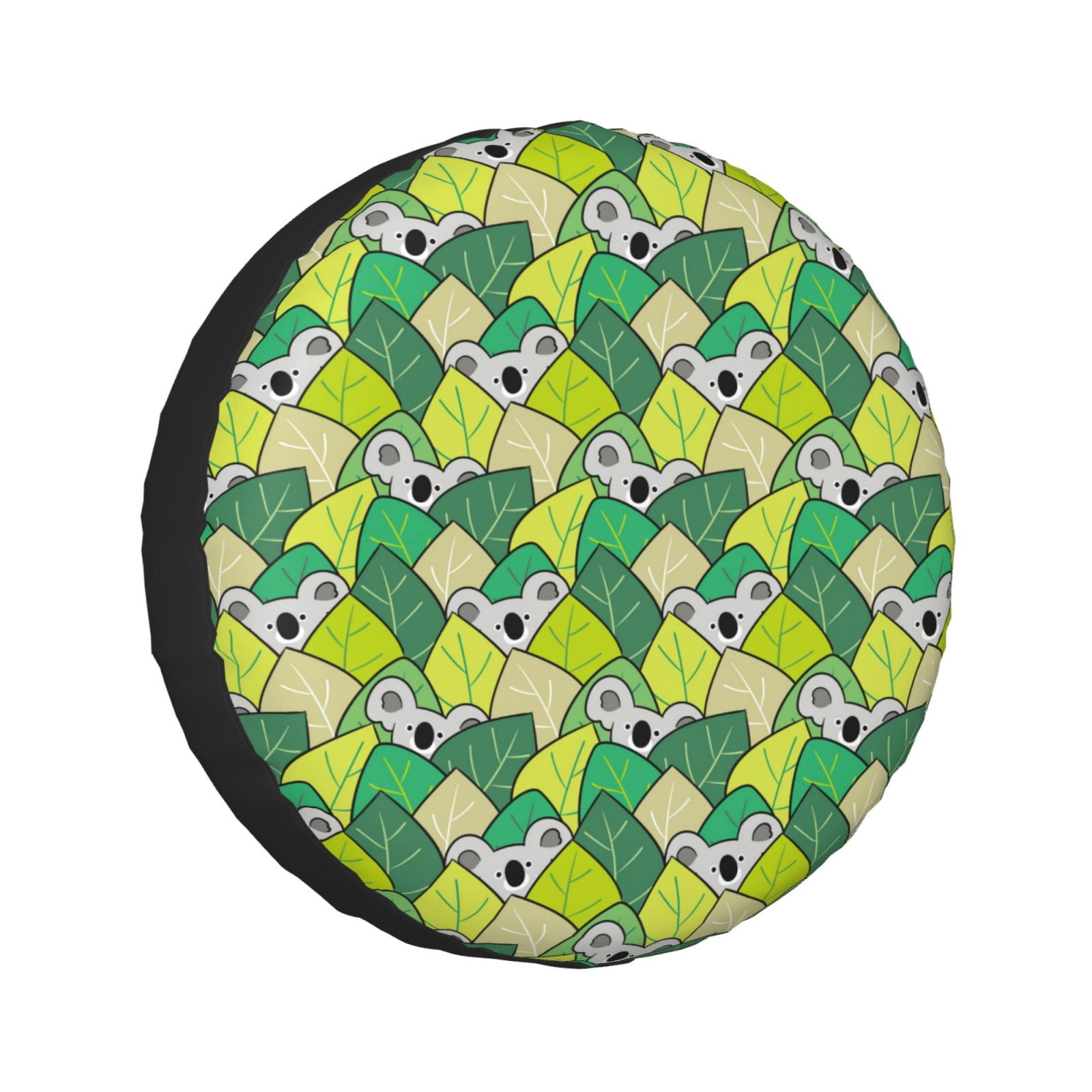 Kdxio Cartoon Koala Bear and Leaf for Tire Cover Wheel Protectors Tyre ...
