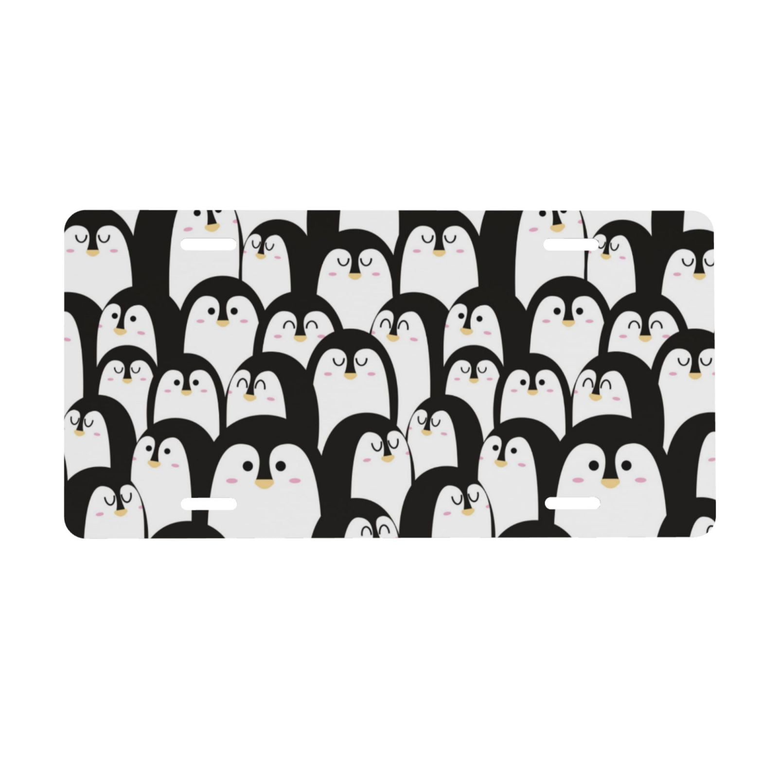 Kdxio Cartoon Penguin License Plate Car Front License Plate Car ...