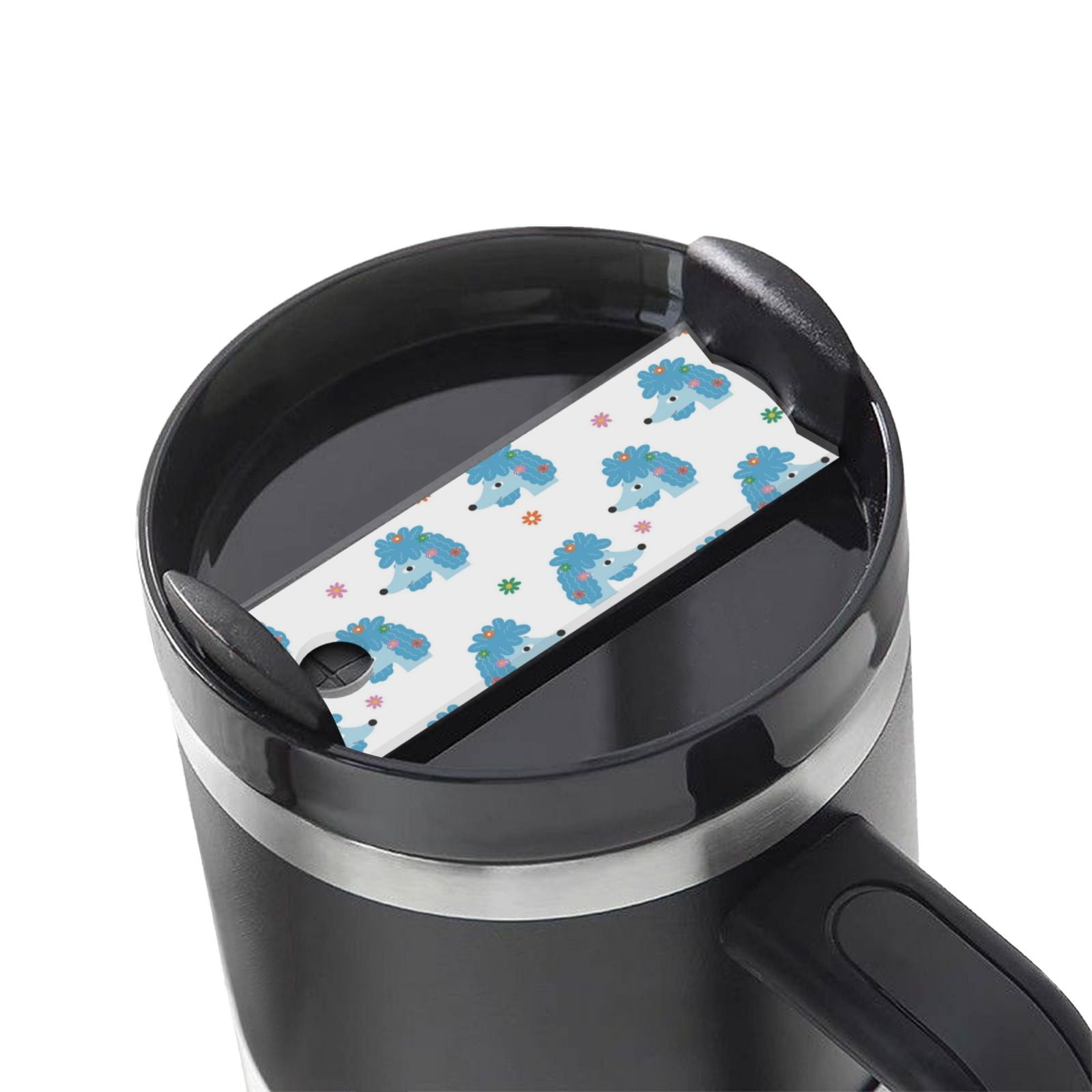 Kdxio Cartoon Poodle Dog Name Plate Compatible Stanley Cups Name Tag ...
