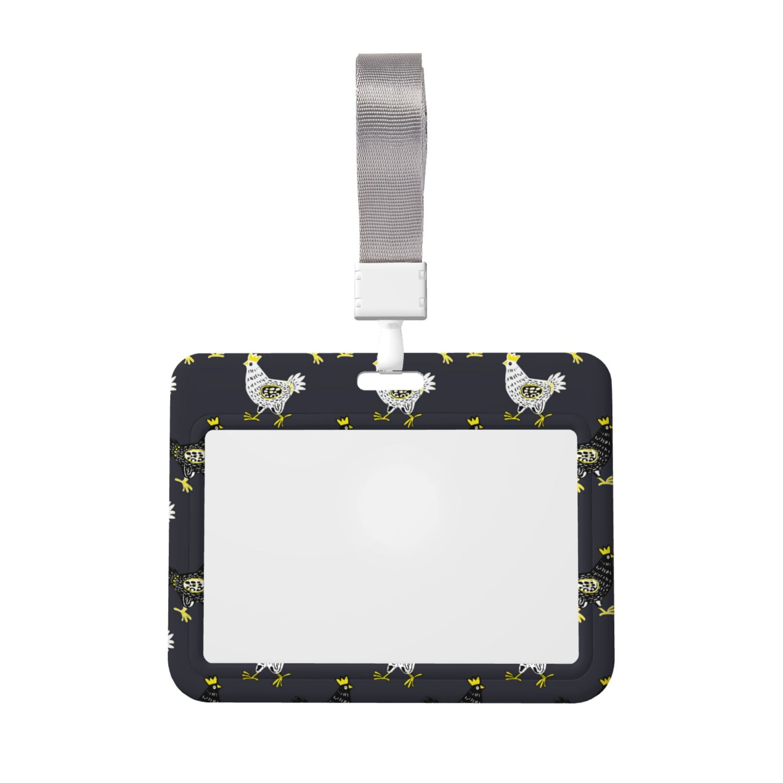 Kdxio Cartoon Rooster Card Badge Holder Work Badge Sleeve for Office ...