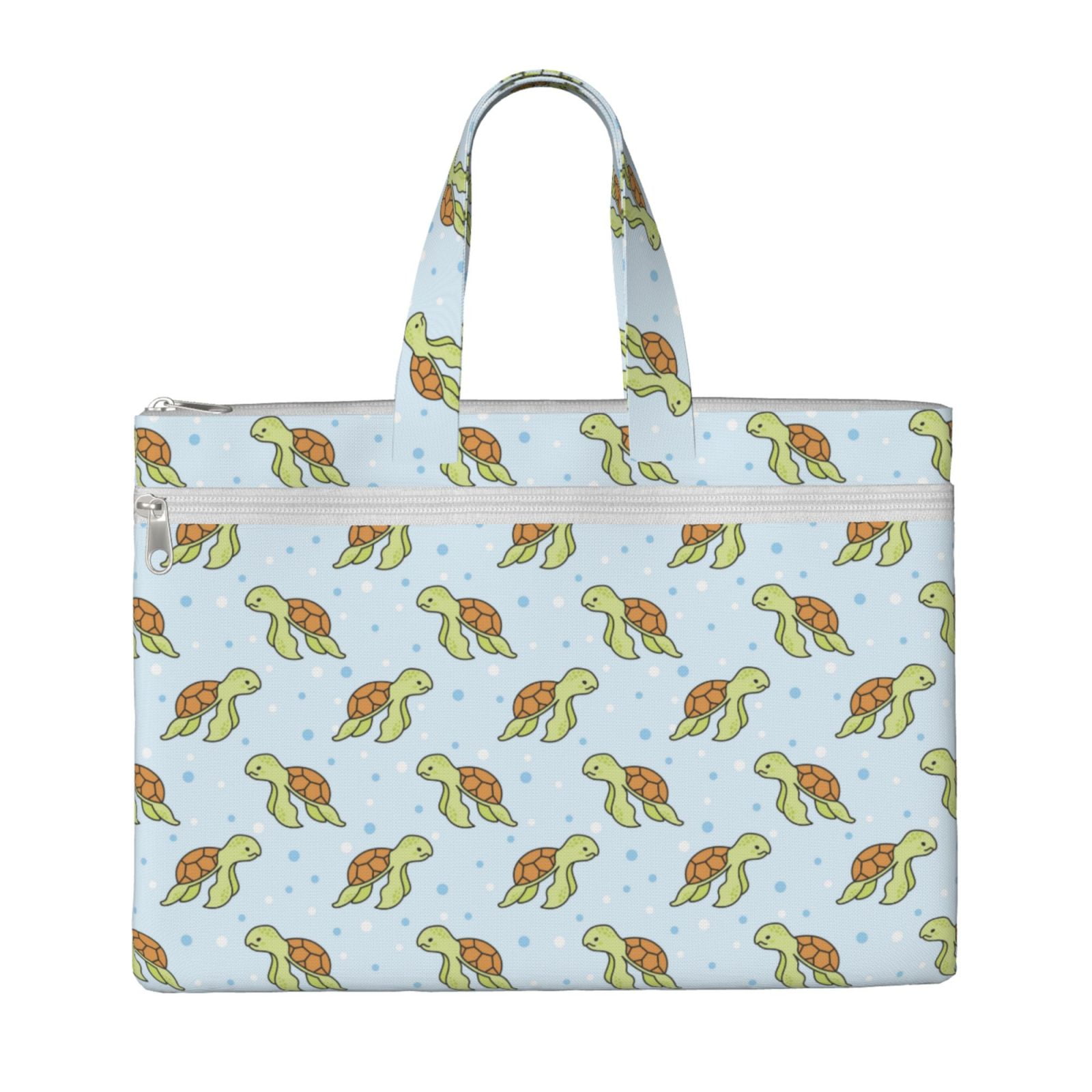 Kdxio Cartoon Sea Turtle File Tote Document Bag Business Briefcase Bag ...