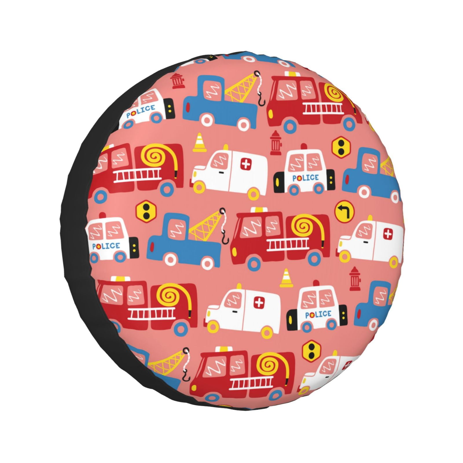 Kdxio Cartoon with Traffic Elements for Tire Cover Wheel Protectors ...