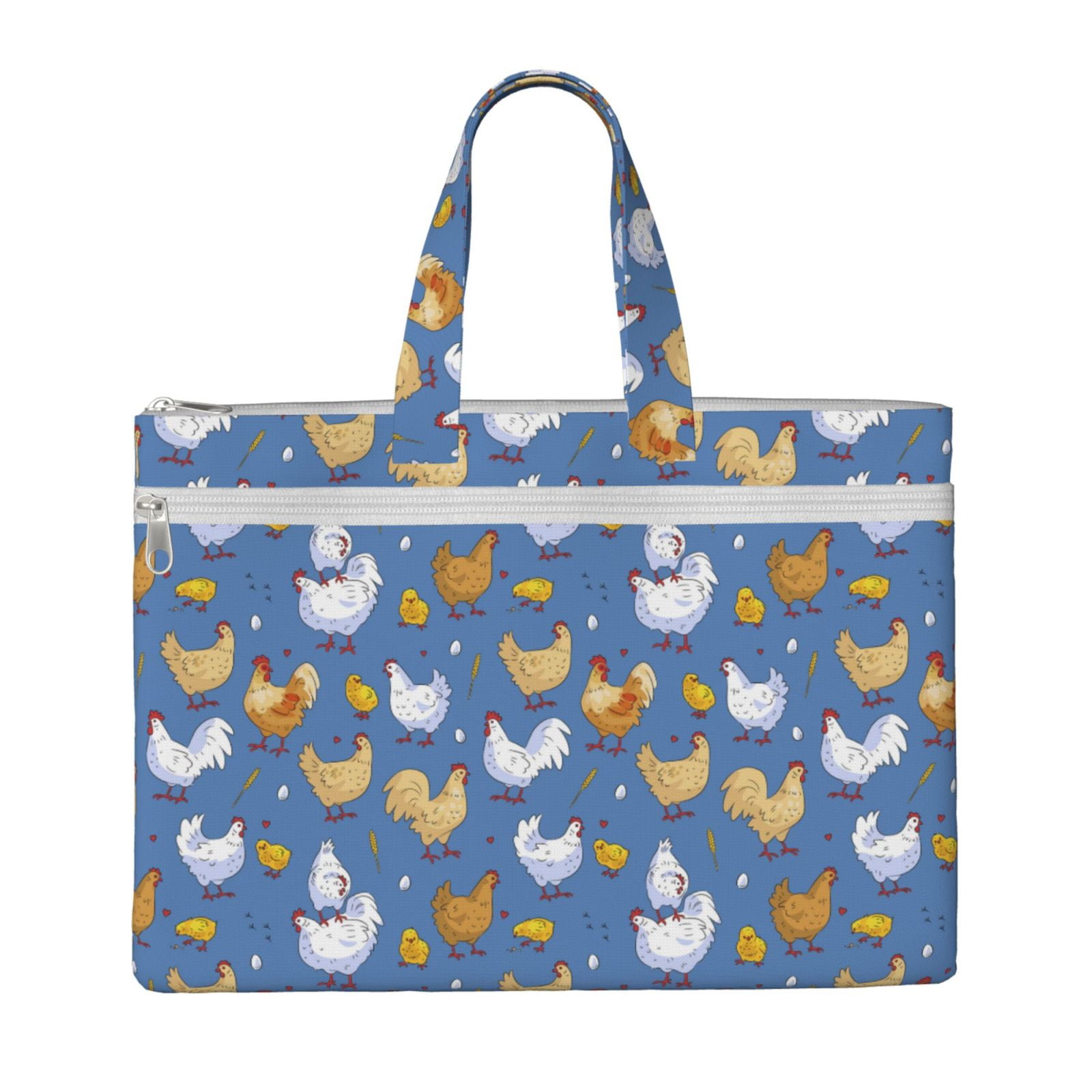 Kdxio Chicken Family File Tote Document Bag Business Briefcase Bag ...