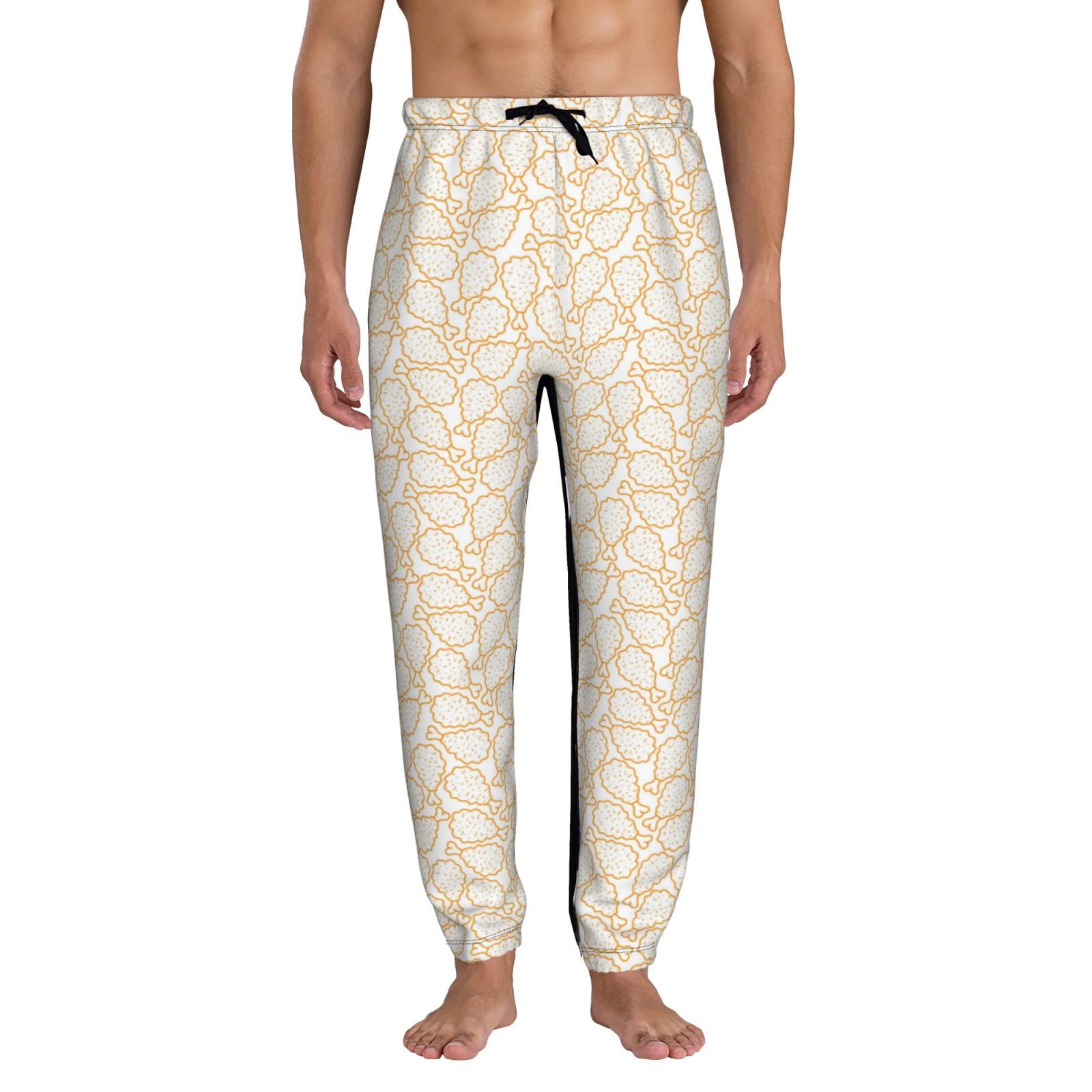 Kdxio Chicken Leg Pattern Joggers,Sweatpants for Men with Pockets-Large ...
