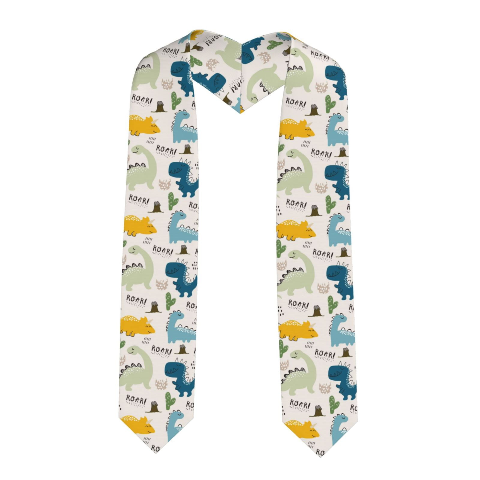 Kdxio Childish Dinosaur Graduation Stole Class, Graduation Sash, Unisex ...