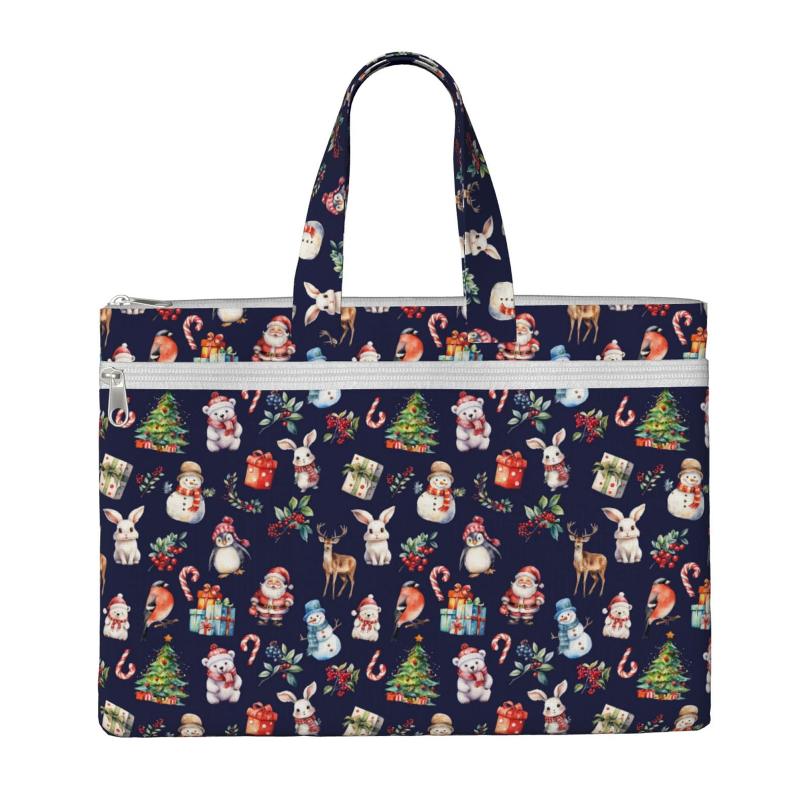 Kdxio Christmas Critters Delight File Tote Document Bag Business ...