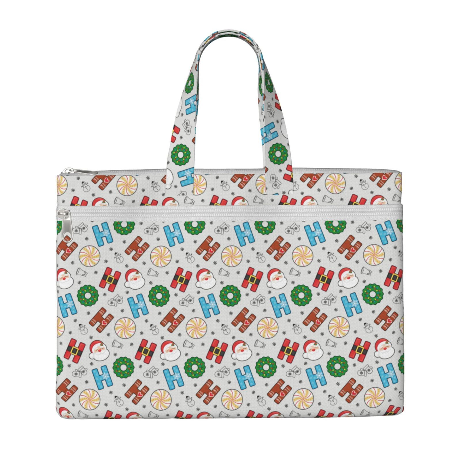 Kdxio Christmas Hohoho 1 File Tote Document Bag Business Briefcase Bag ...
